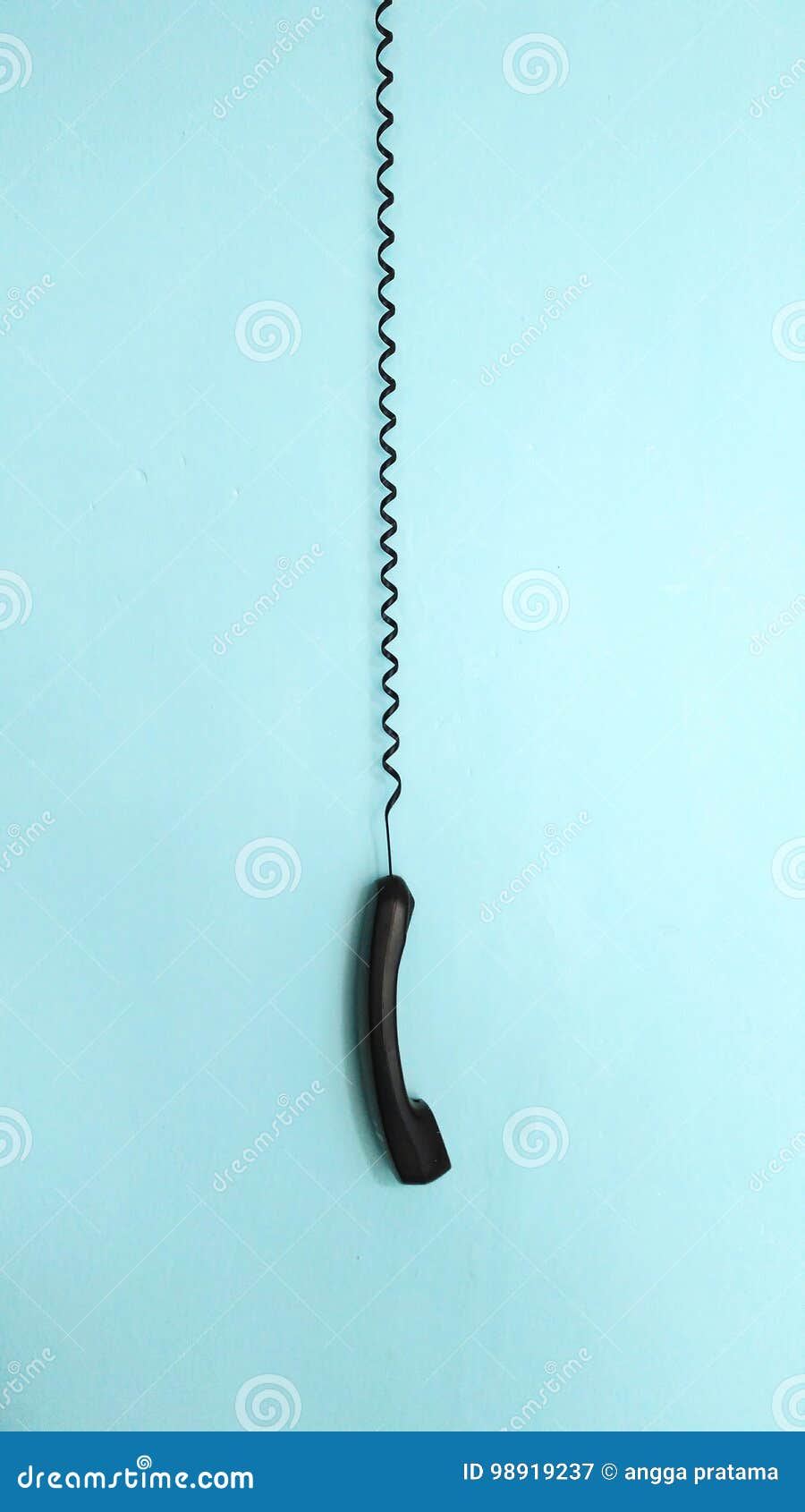 Hang up phone stock image. Image of communications, blue - 98919237
