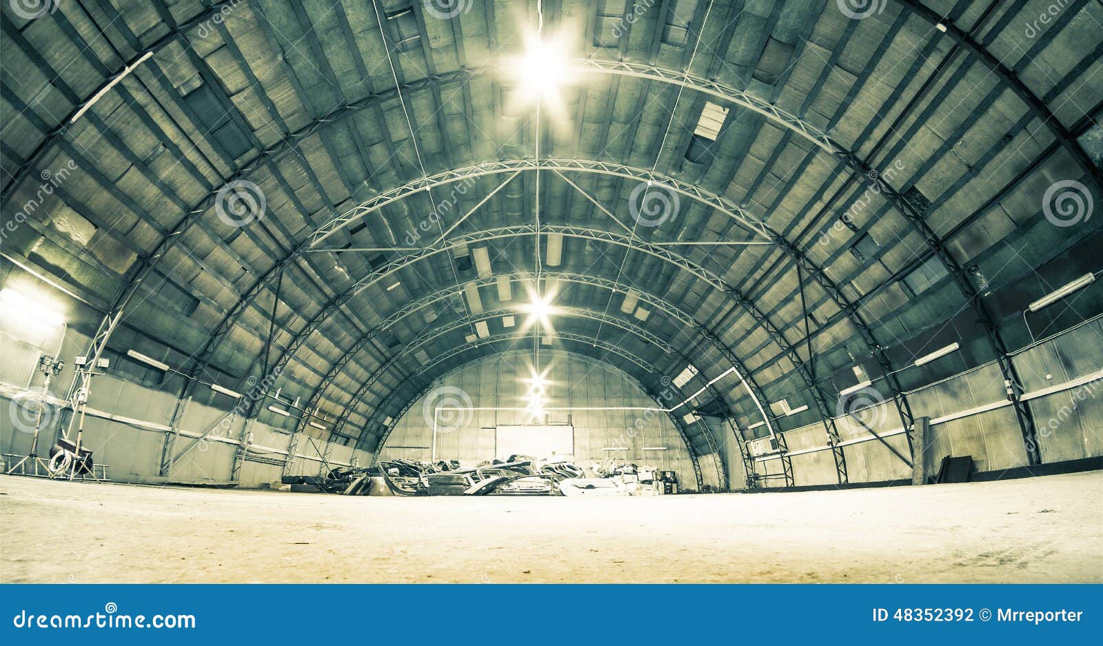 Hangar stock photo. Image of perspective, carport, monochrome - 48352392