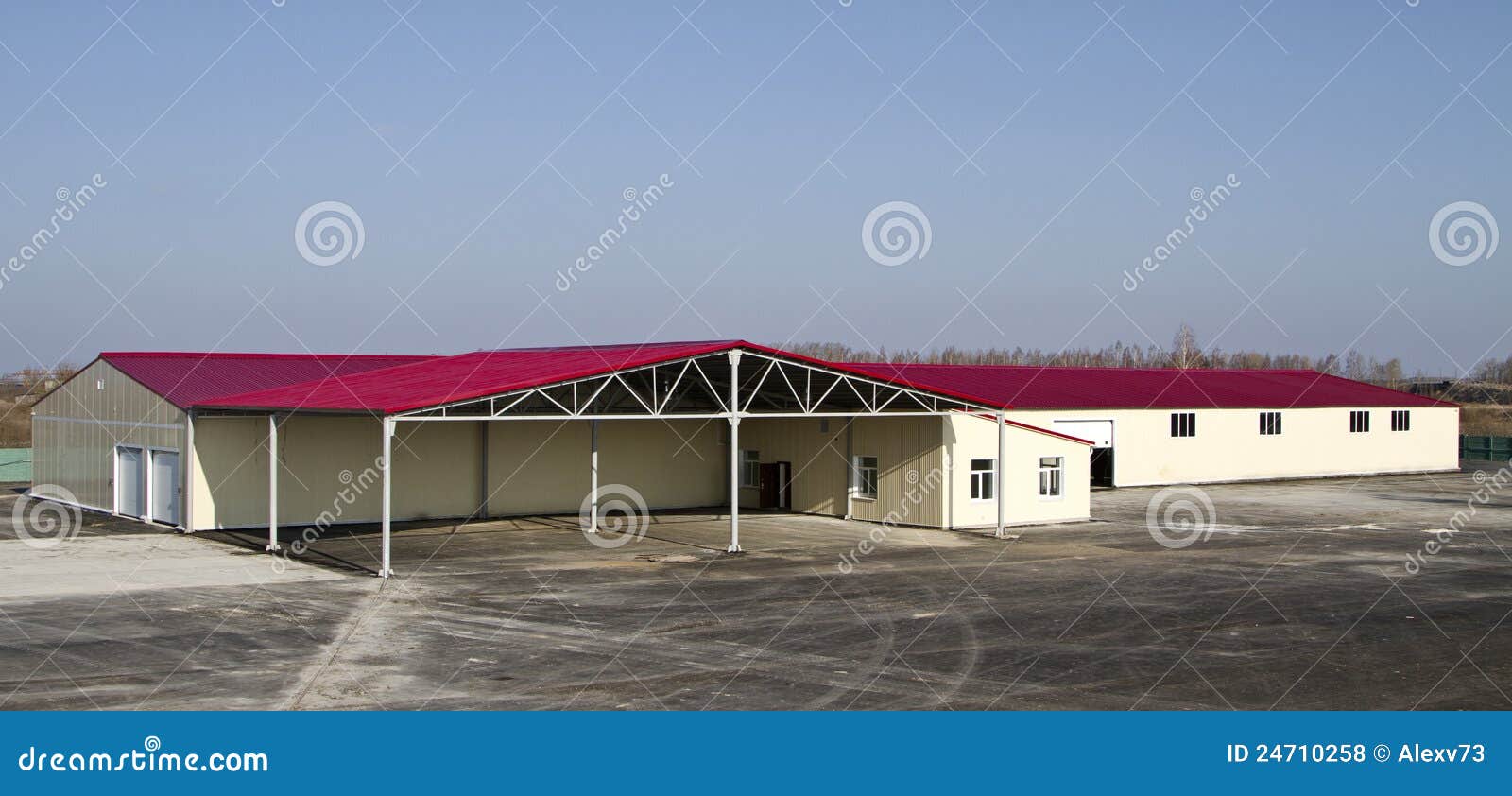 Hangar storage stock photo. Image of light, repository - 24710258