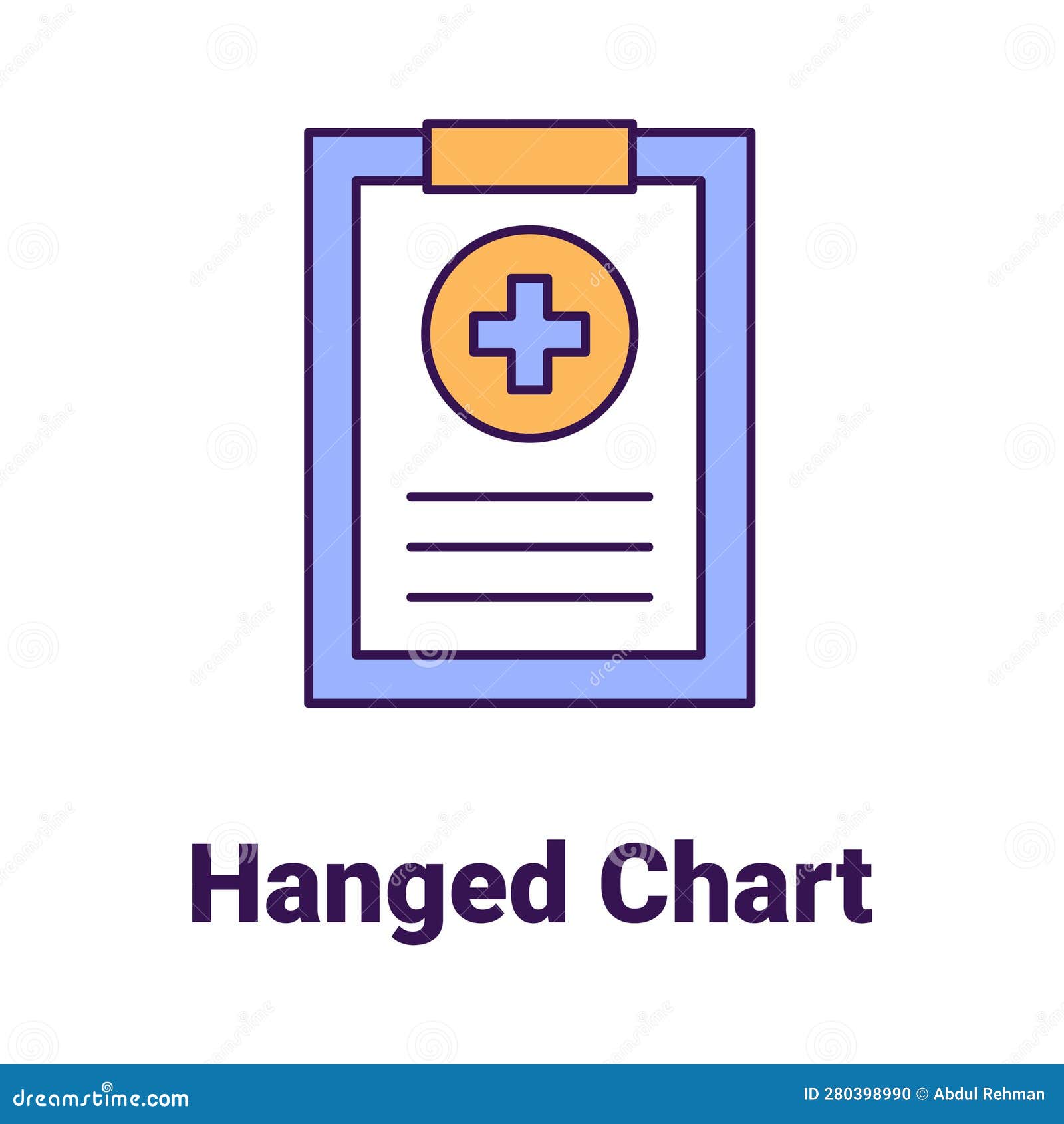 Hanged Chart Vector Icon Easily Modify. Stock Vector - Illustration of ...