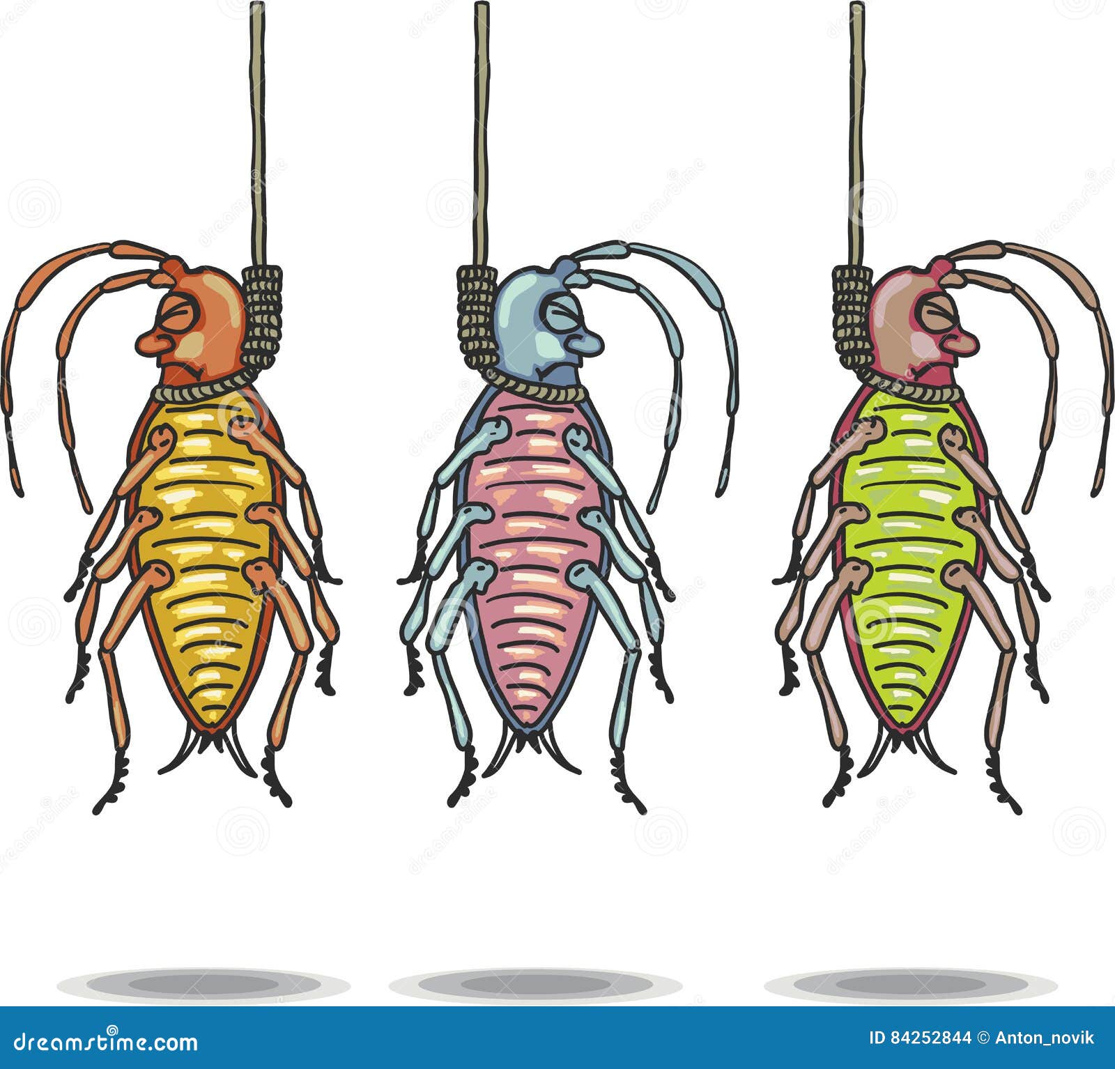 Life Cycle Of A Cockroach Drawing
