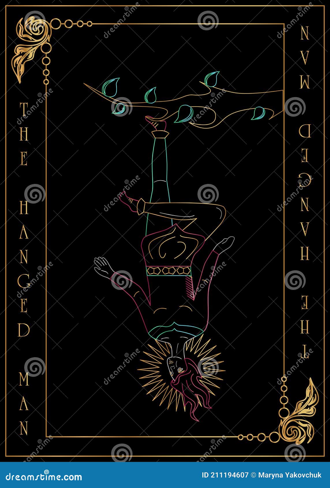 THE HANGED MAN Cartoon Vector | CartoonDealer.com #211194607