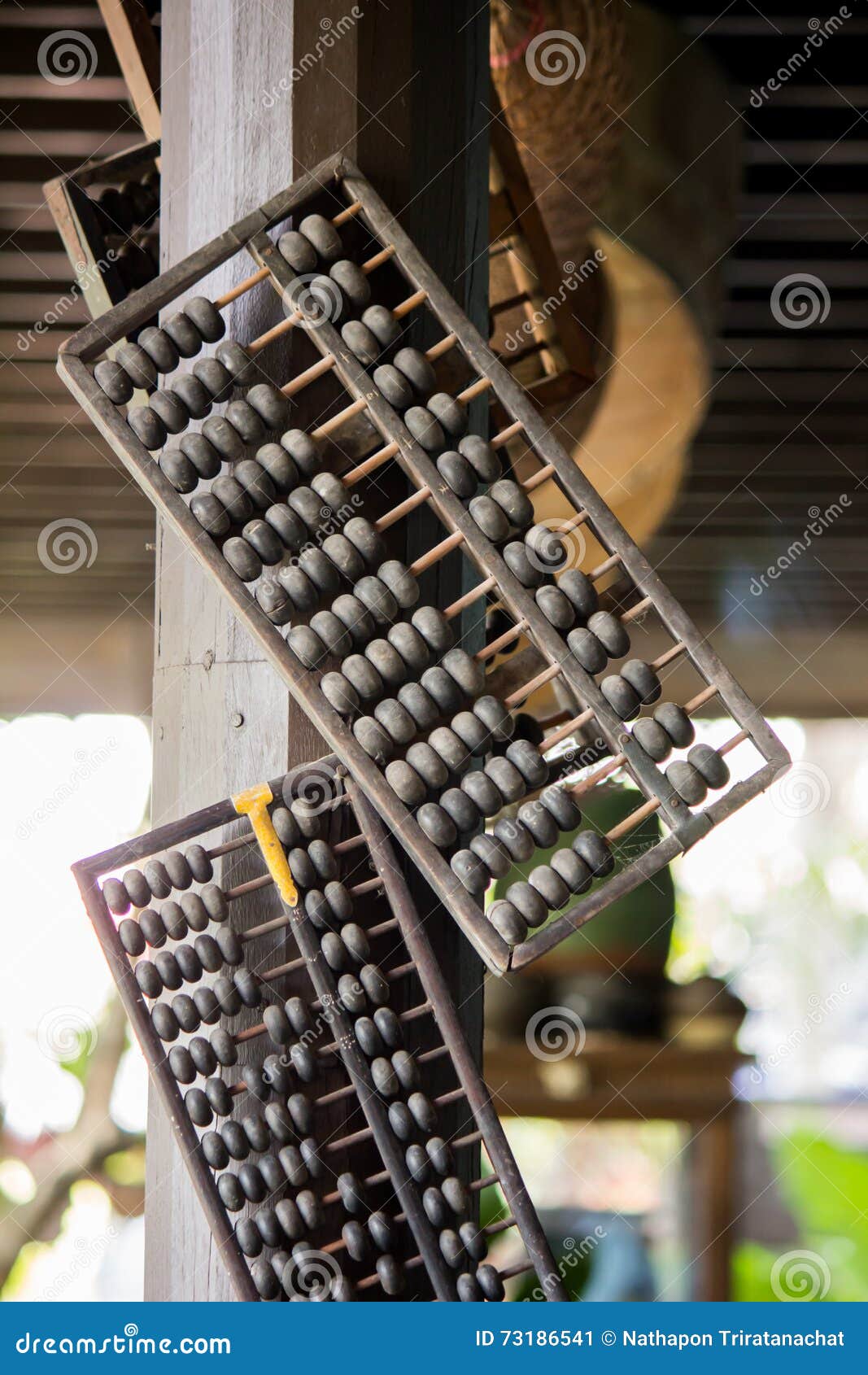 Hangende Chinese Abacuscounting Kaders Stock Afbeelding - Image of ...