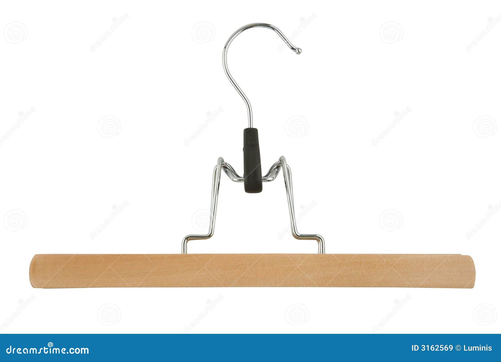 Hanger stock image. Image of wooden, coat, object, isolated - 3162569