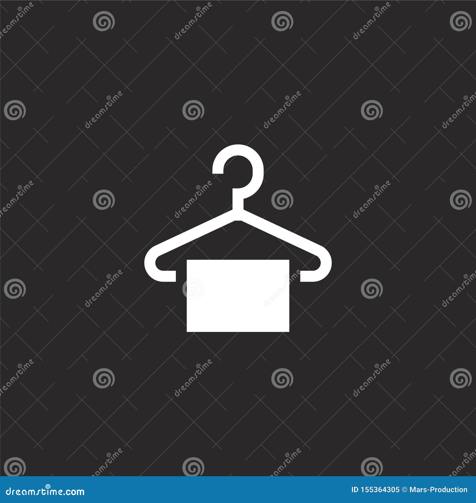 Hanger Icon. Filled Hanger Icon for Website Design and Mobile, App ...