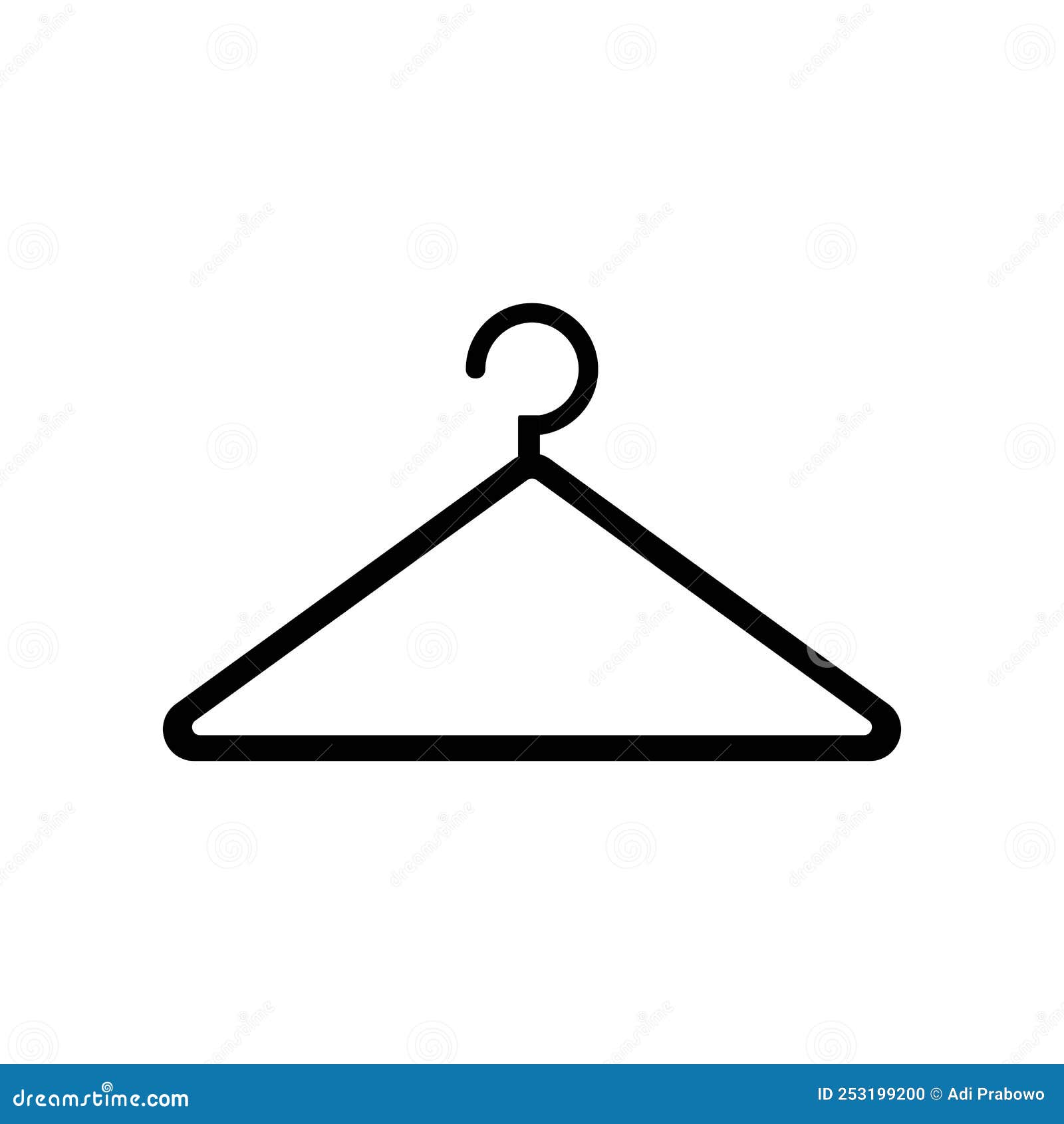 Hanger Icon Logo Vector Design Stock Vector - Illustration of hanger ...