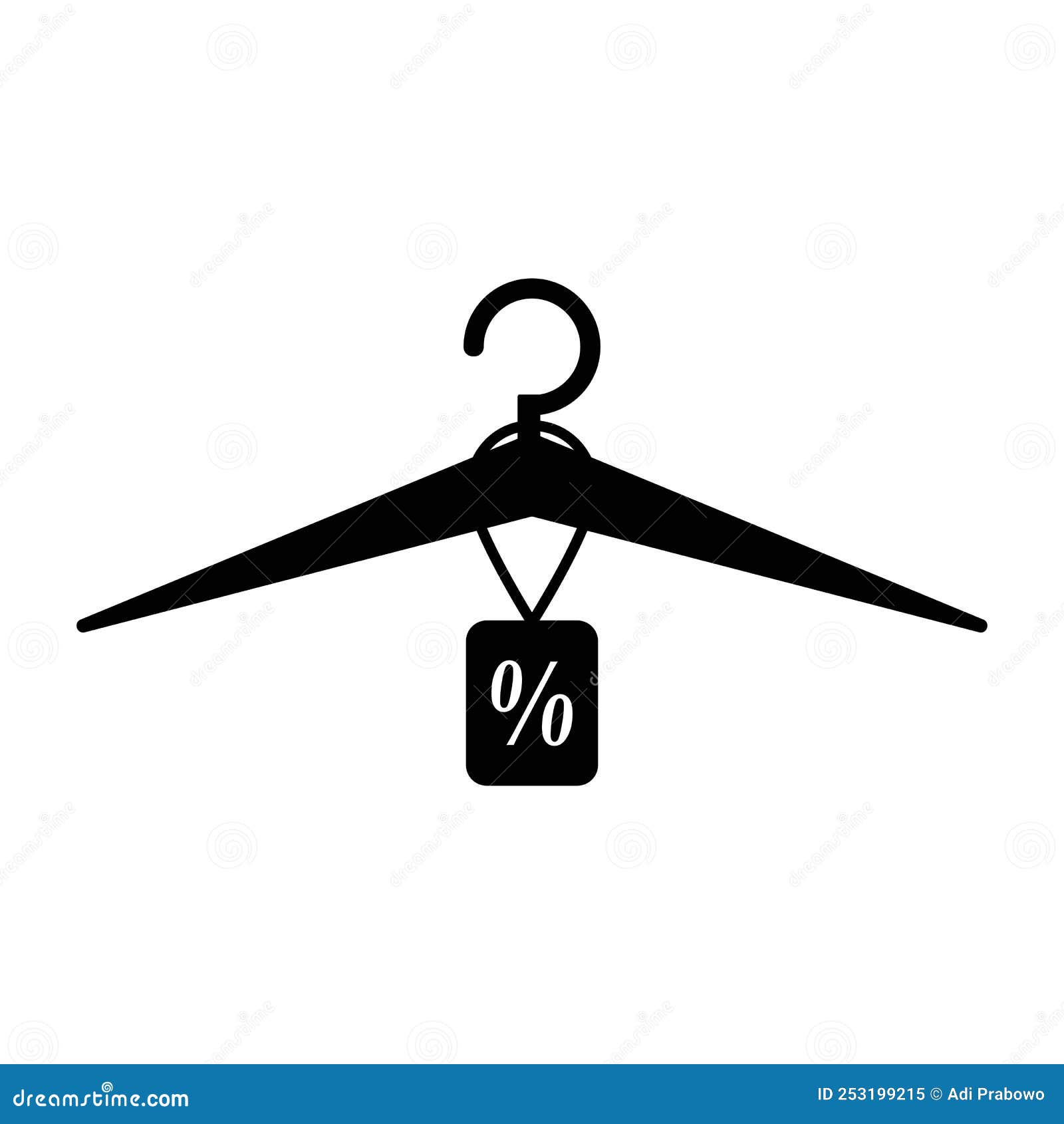 Hanger Icon Logo Vector Design Stock Vector - Illustration of sale ...