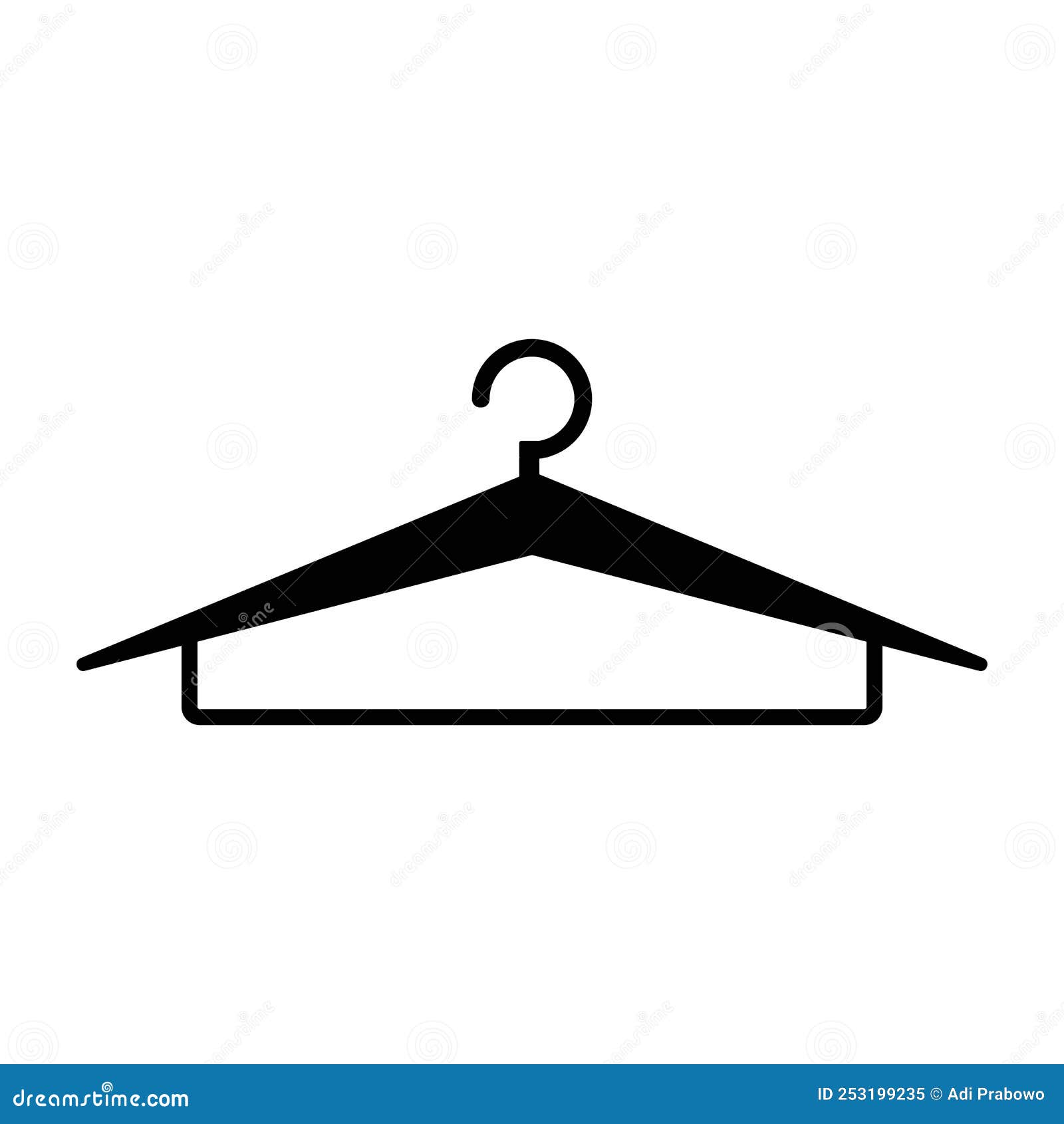 Hanger Icon Logo Vector Design Stock Vector - Illustration of hanger ...