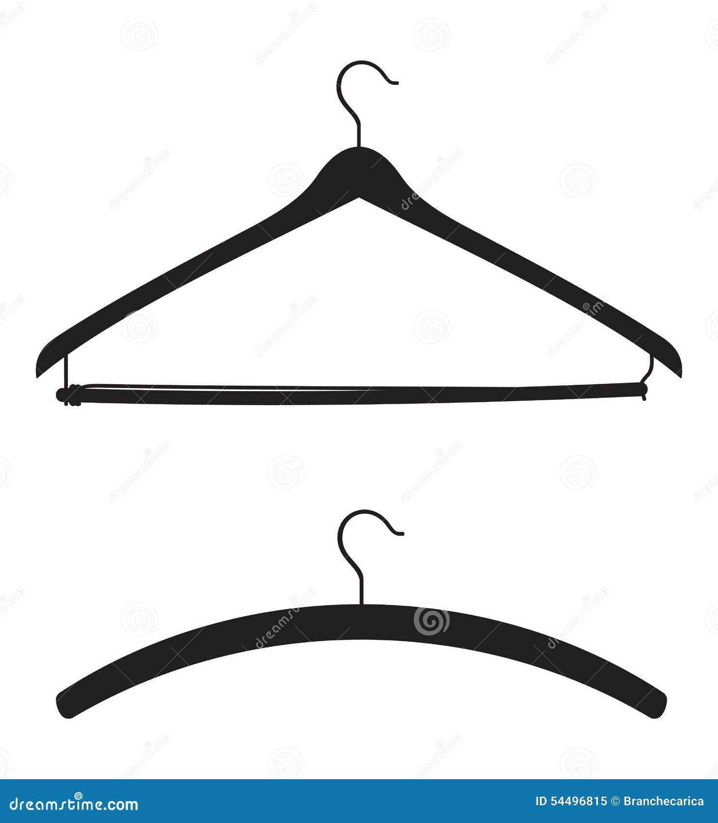 Hanger icons stock illustration. Illustration of household - 54496815