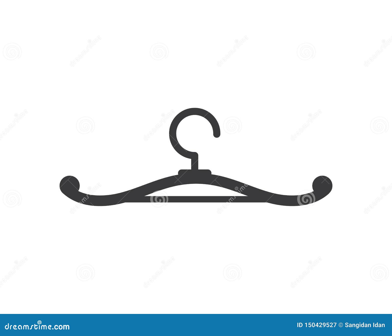 Hanger Logo Icon Vector Illustration Design Stock Vector - Illustration ...