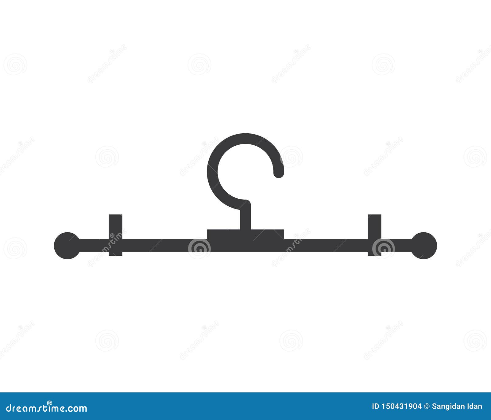 Hanger Logo Icon Vector Illustration Design Stock Vector - Illustration ...