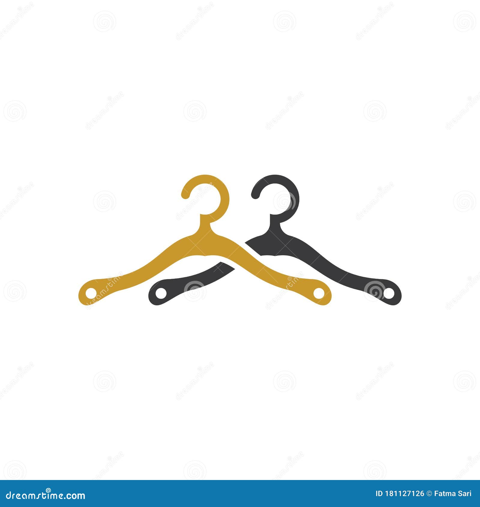 Hanger Logo Set Vector Illustration | CartoonDealer.com #113944264