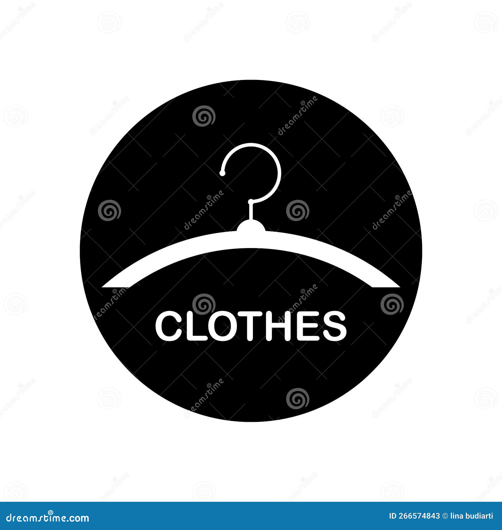 Hanger logo stock vector. Illustration of graphic, laundry - 266574843