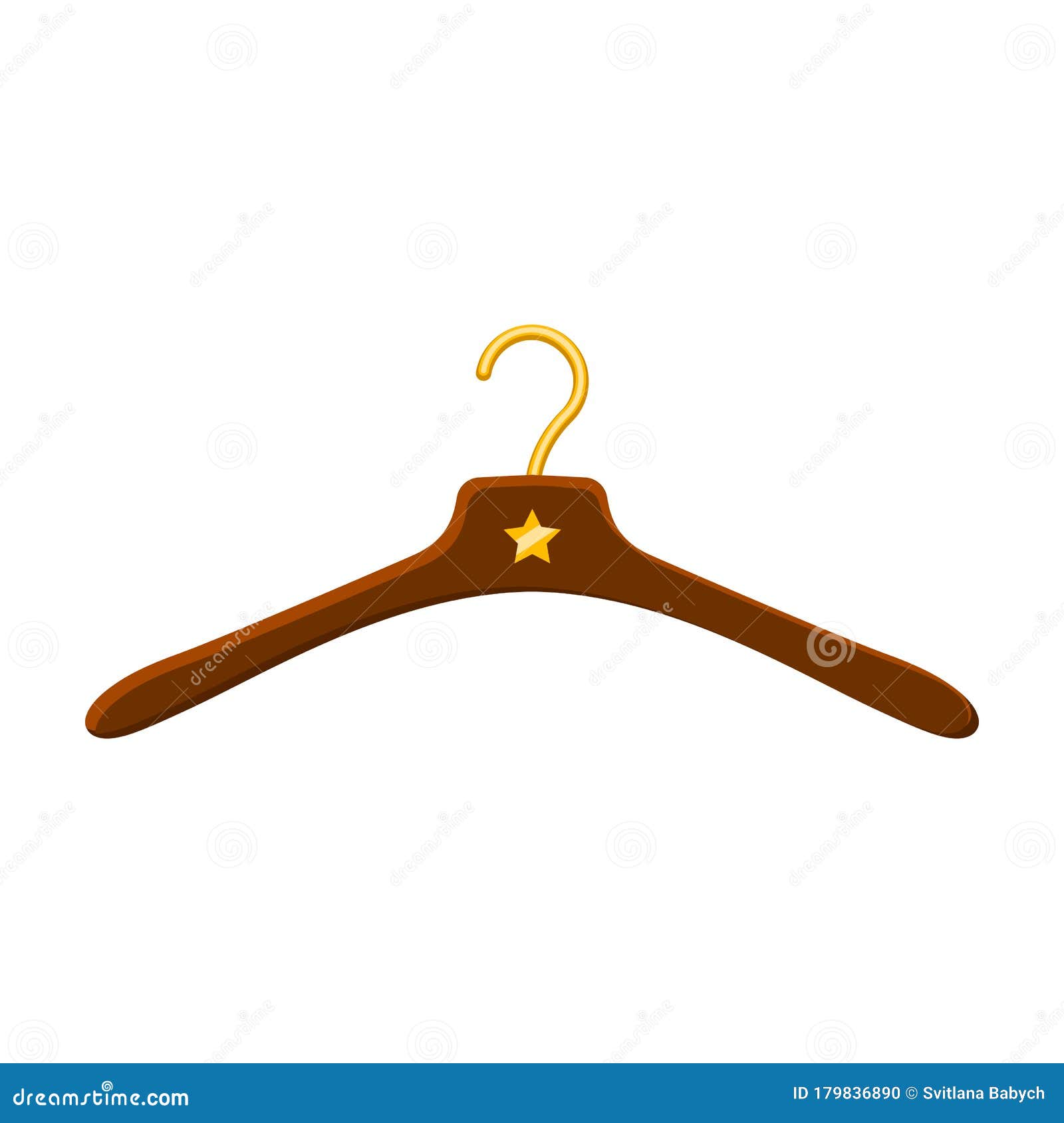 Hanger Vector Icon.Cartoon Vector Icon Isolated on White Background ...