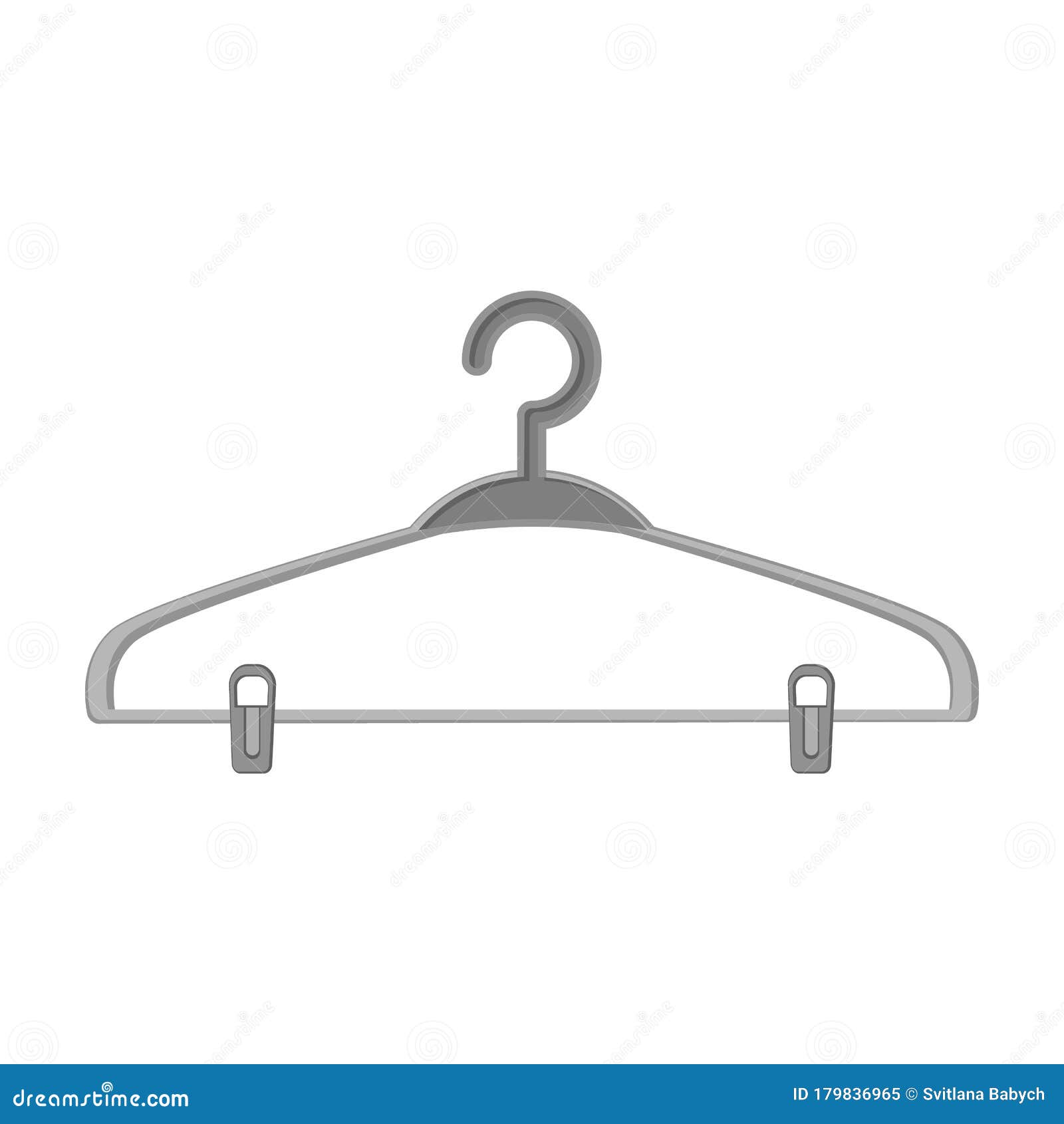 Hanger Vector Icon.Cartoon Vector Icon Isolated on White Background ...