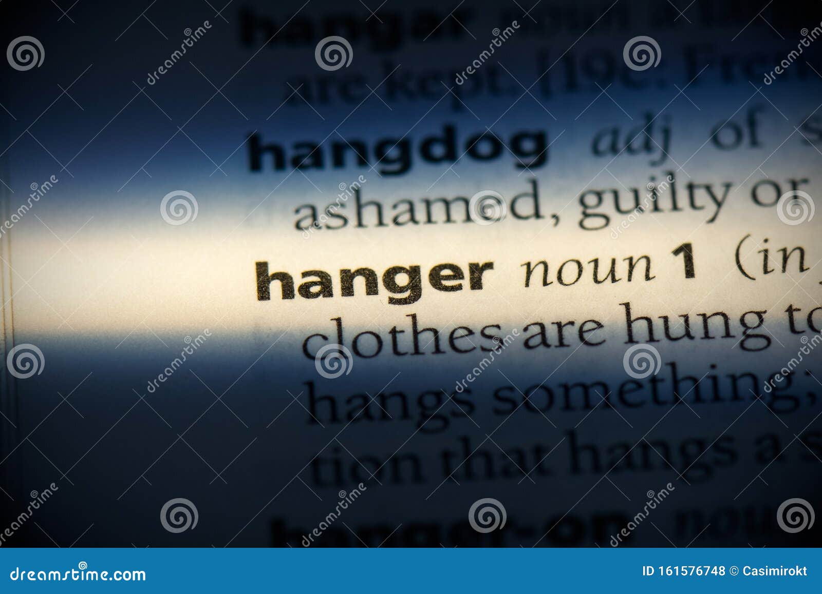 Hanger stock photo. Image of minimal, hanger, page, printed - 161576748