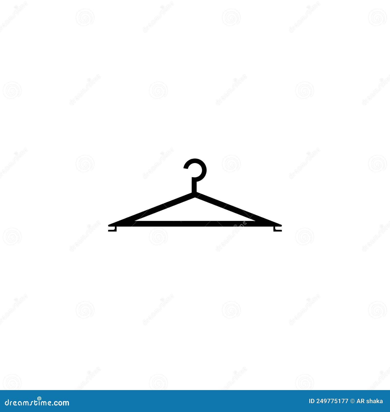 Hangers Icon Logo, Vector Design Stock Vector - Illustration of fashion ...