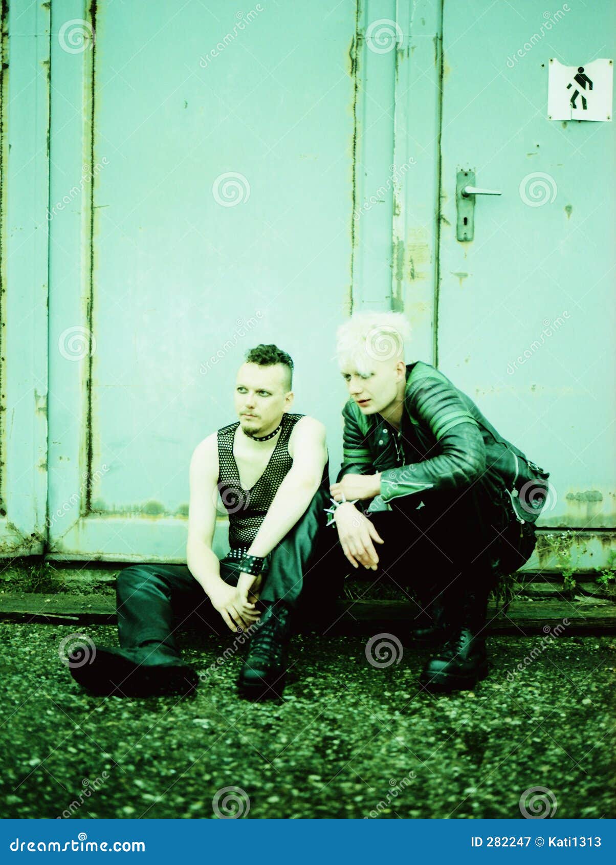 Hanging around stock image. Image of jacket, blonde, styled - 282247