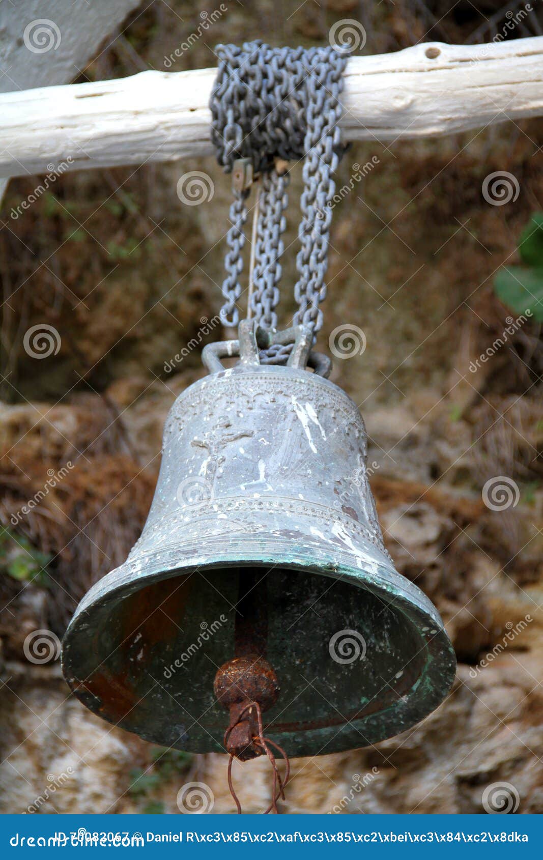 Hanging Bell stock image. Image of beam, people, hanging - 70082067