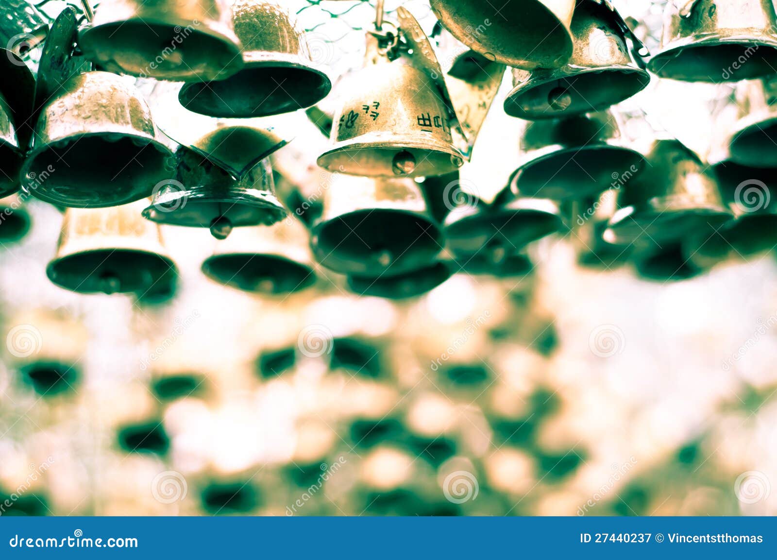 Hanging Bells stock image. Image of dripping, shiny, shallow - 27440237