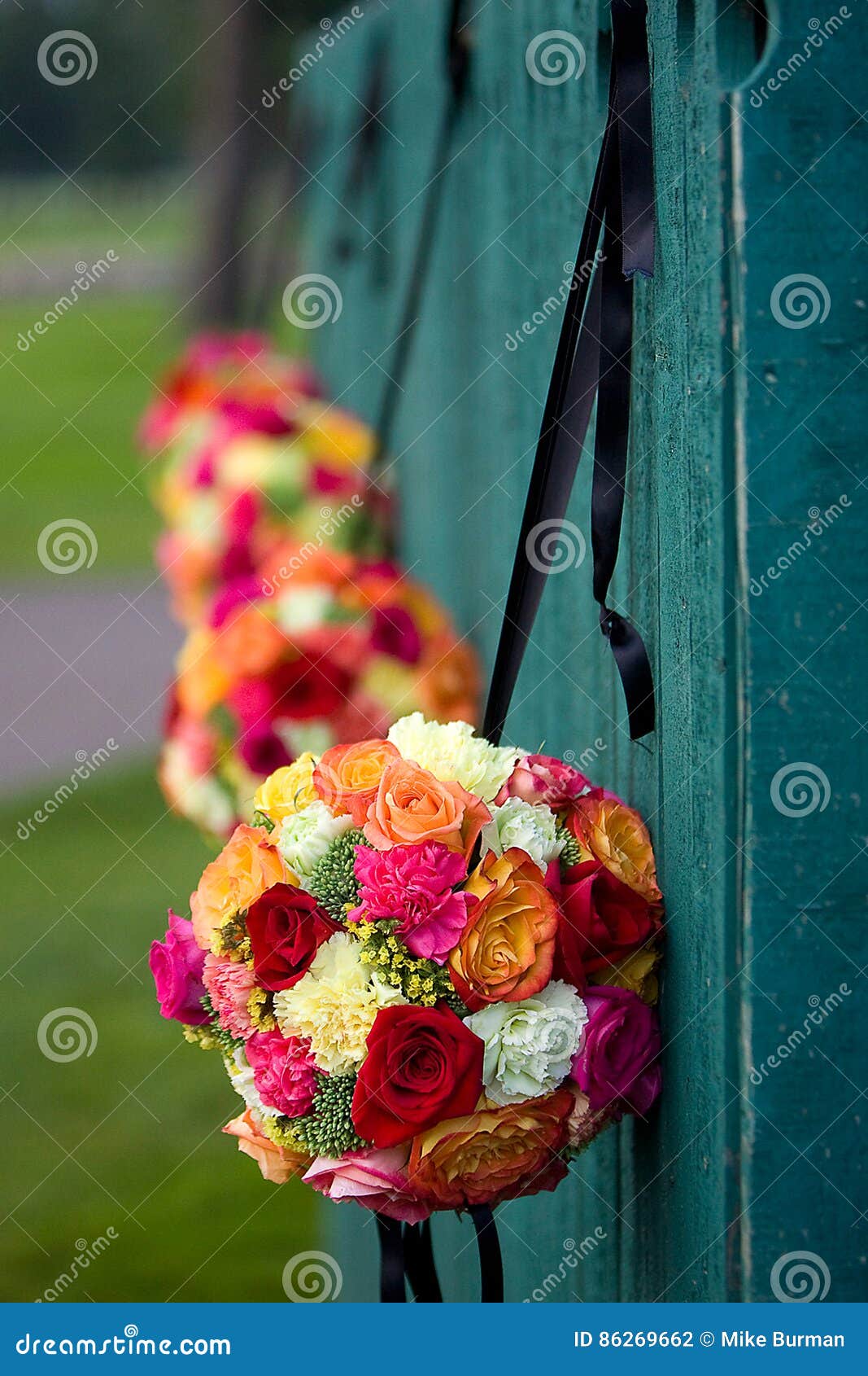 Hanging Bouquets stock photo. Image of gift, hanging - 86269662