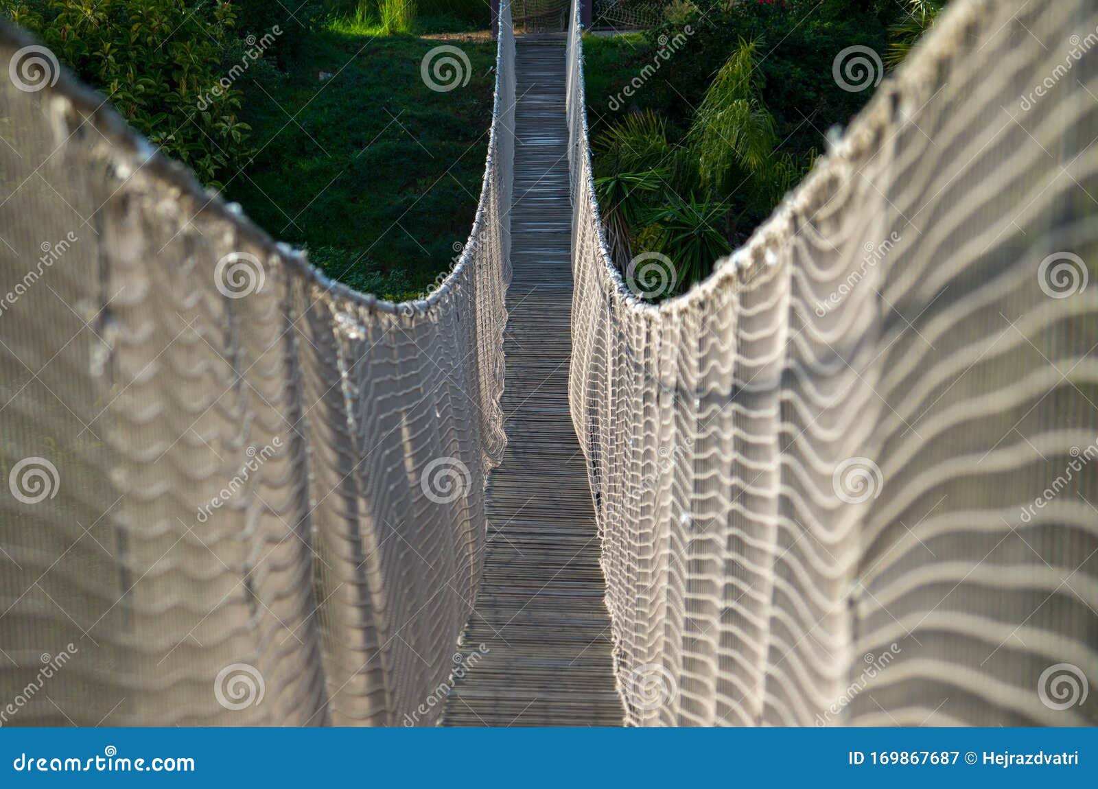 A hanging bridge stock image. Image of bridge, city - 169867687