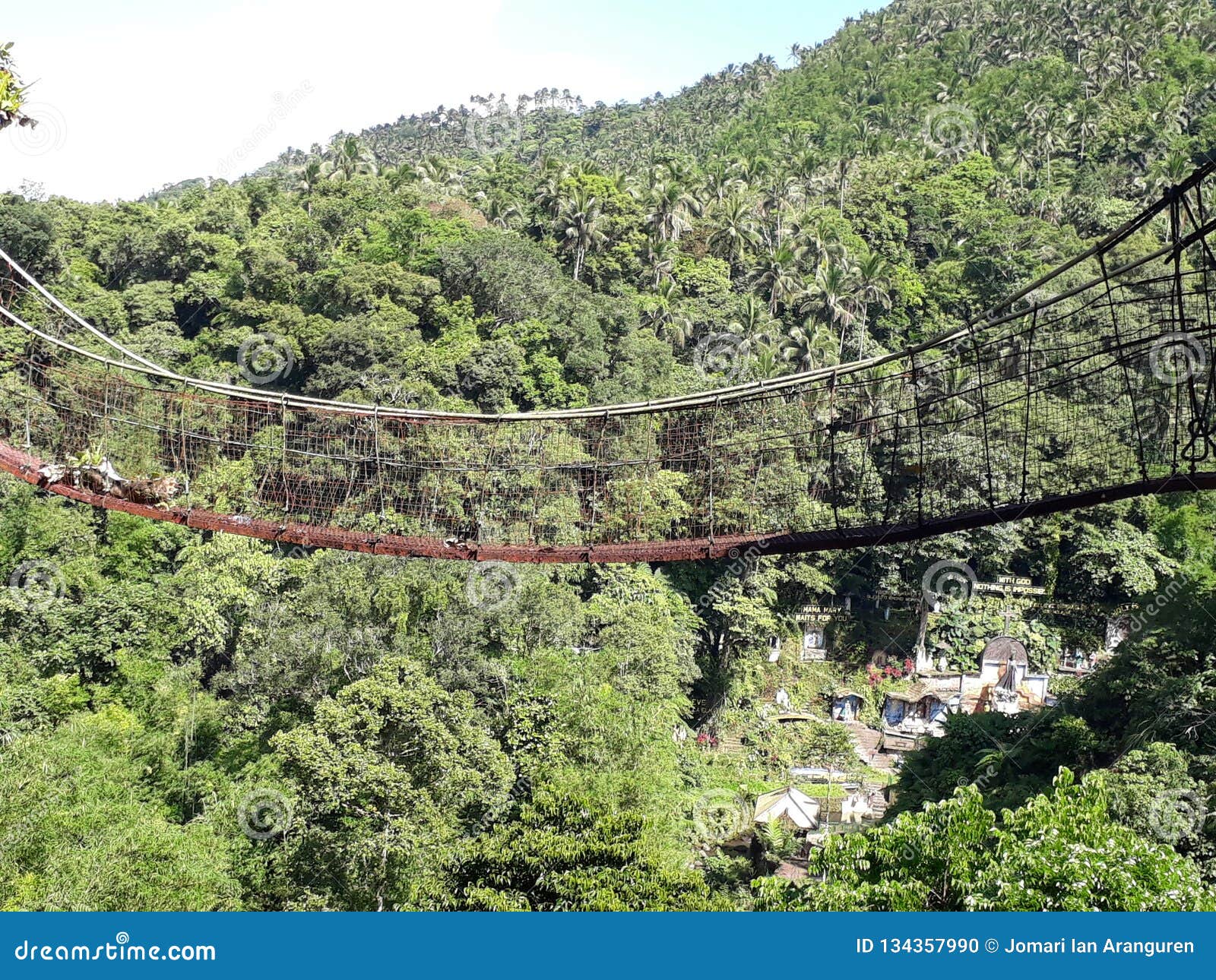 Hanging Bridge editorial image. Image of elma, lucban - 134357990