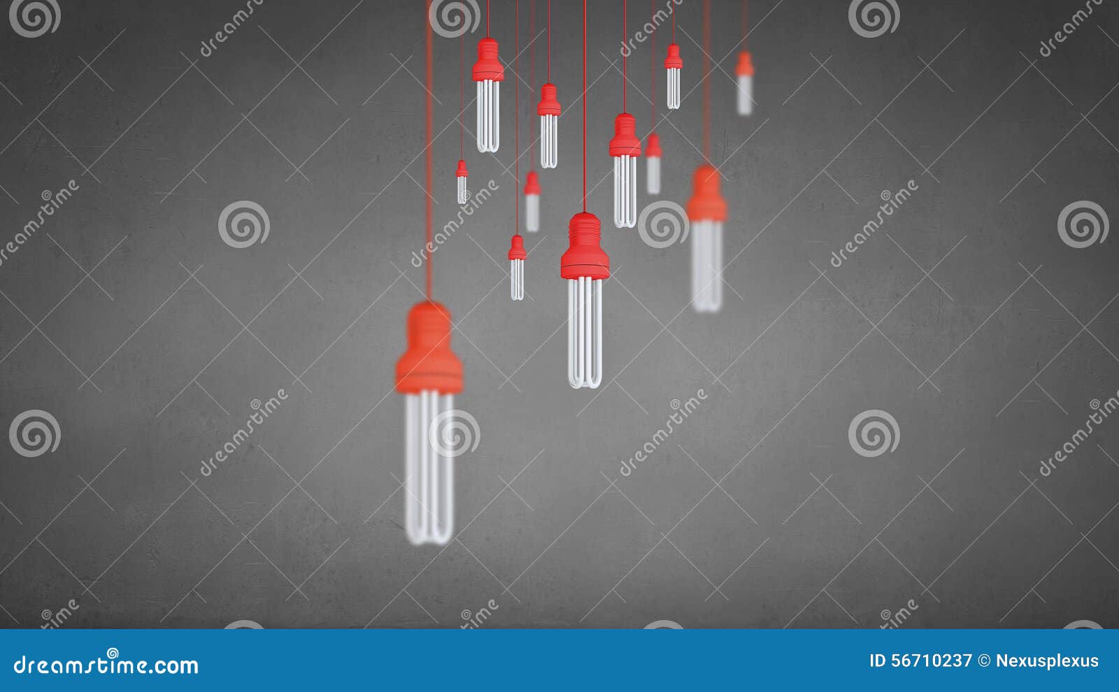 Hanging bulbs stock image. Image of fluorescent, hang - 56710237