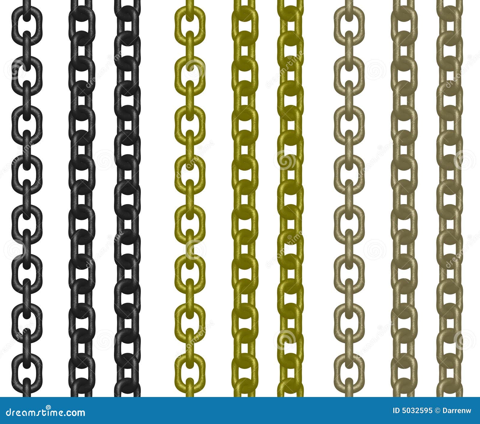 Hanging chains stock illustration. Illustration of metal - 5032595