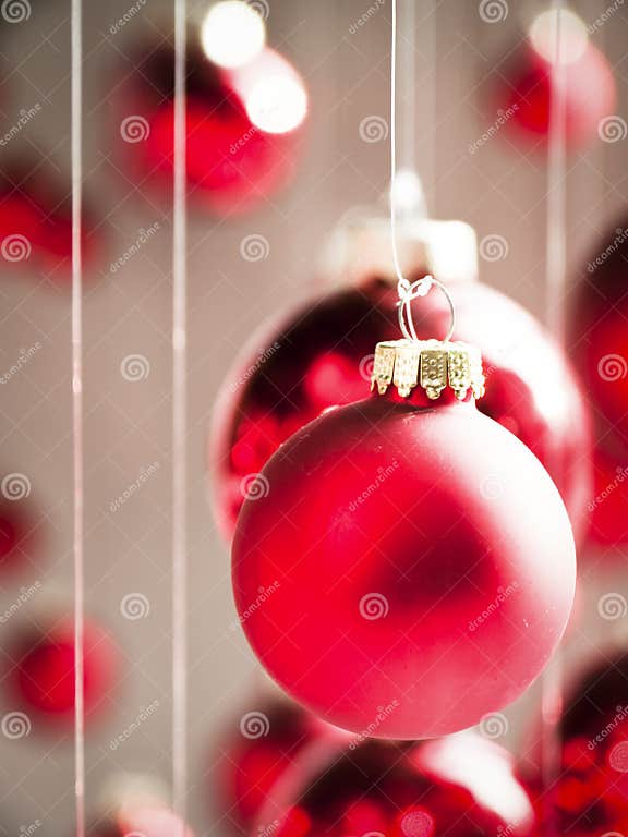 Hanging christmas baubles stock photo. Image of hanging - 34780492