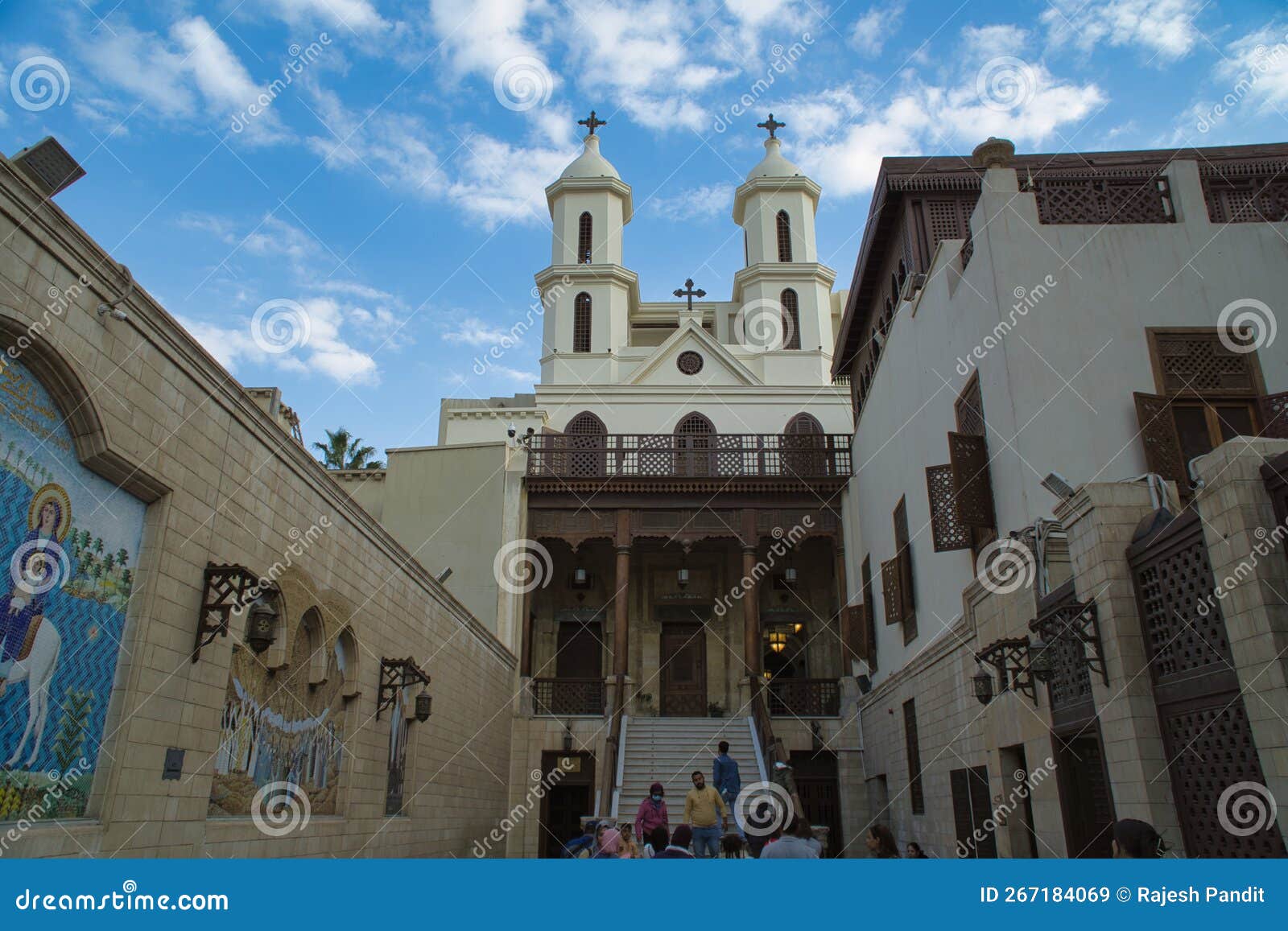 Hanging Church in Cairo, Egypt Editorial Stock Image - Image of ...
