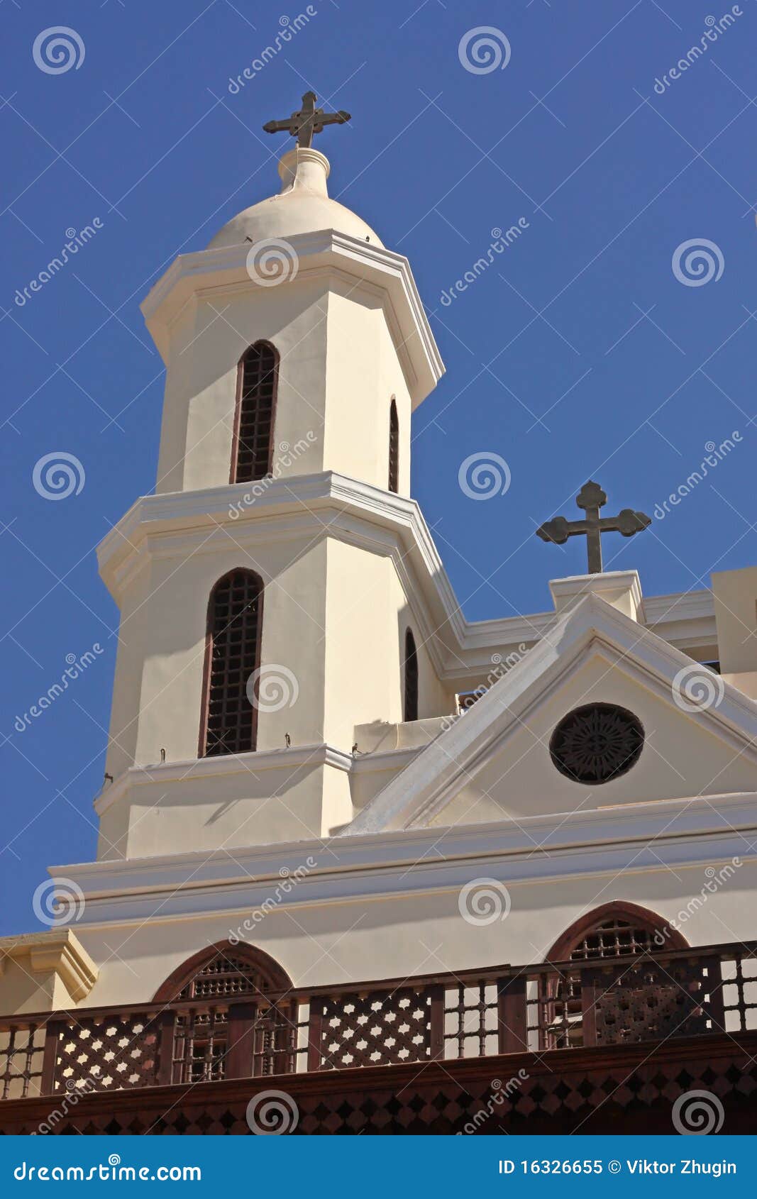 The Hanging Church El Muallaqa in Cairo. Stock Image - Image of ...