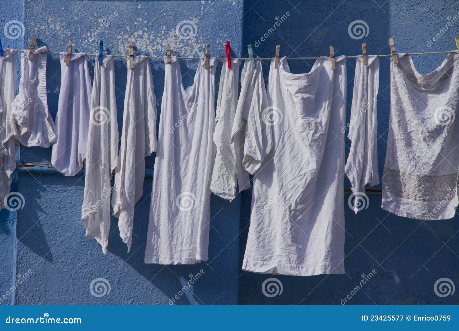 Hanging clothes stock image. Image of venice, clothes - 23425577