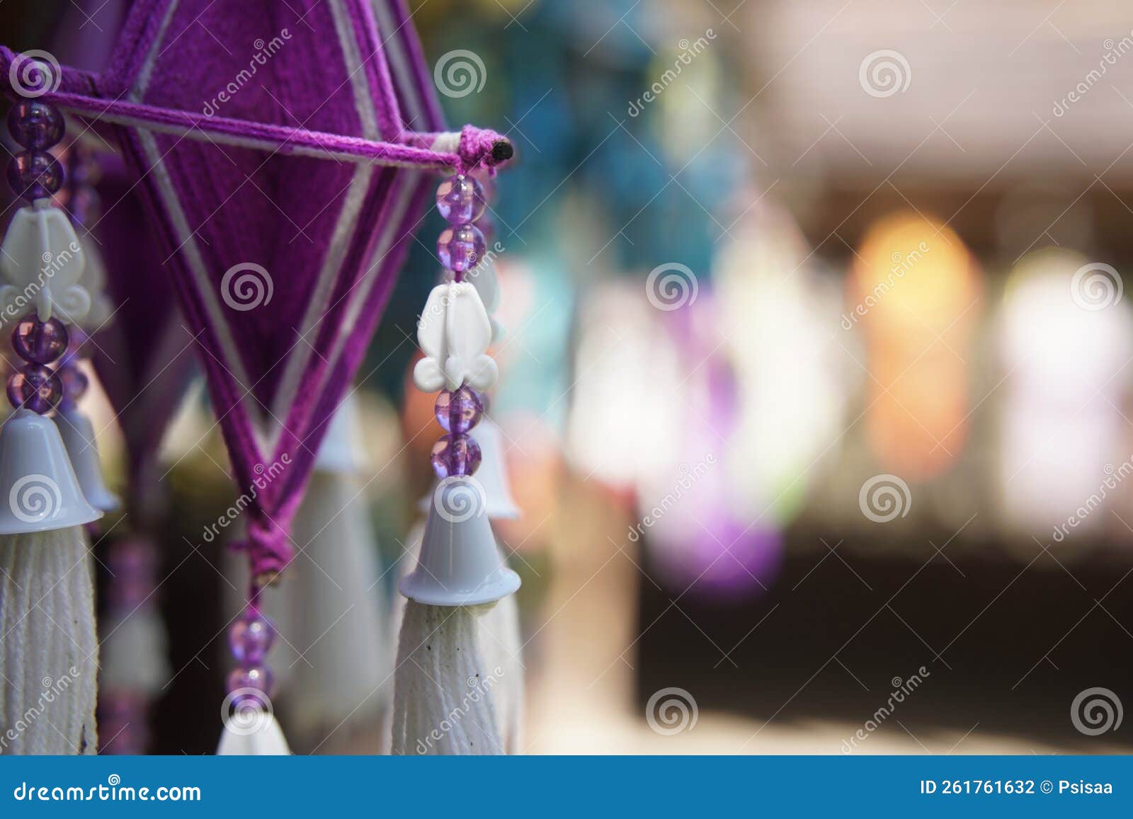 Hanging Decorative Knitting Wool Handicraft Stock Photo - Image of ...