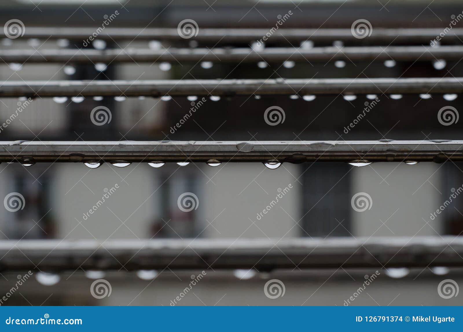Hanging drops stock photo. Image of steel, building - 126791374