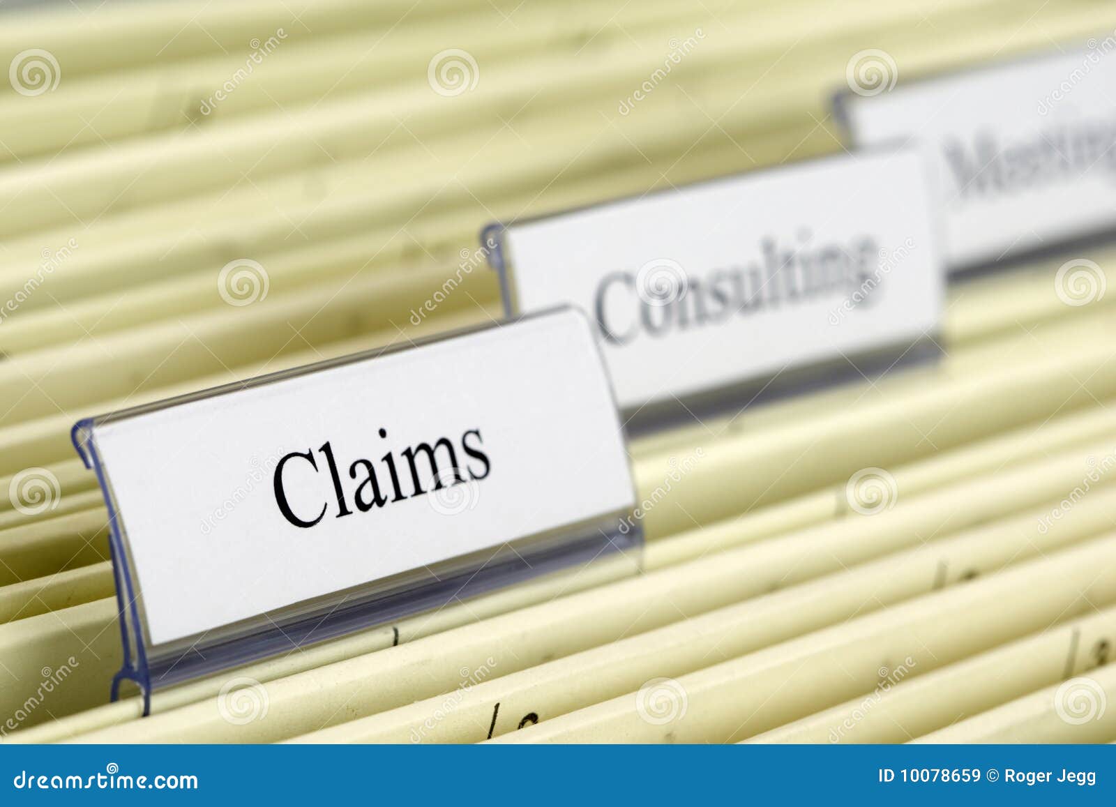 Hanging file Claims stock image. Image of claim, files - 10078659
