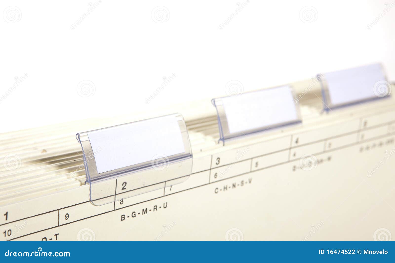 Hanging File Empty Tabs Royalty-Free Stock Image | CartoonDealer.com ...