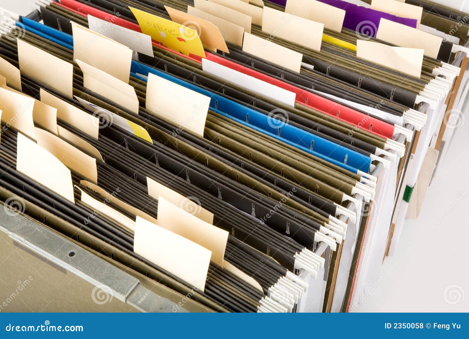 Hanging Folder With Red Label Where ISO 9001 Is Called A European ...