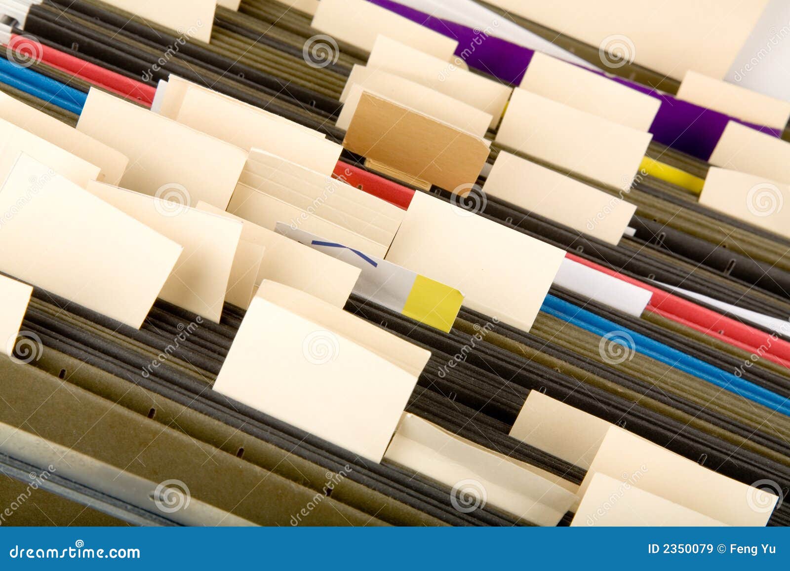 Hanging Folder and label stock image. Image of card, label - 2350079