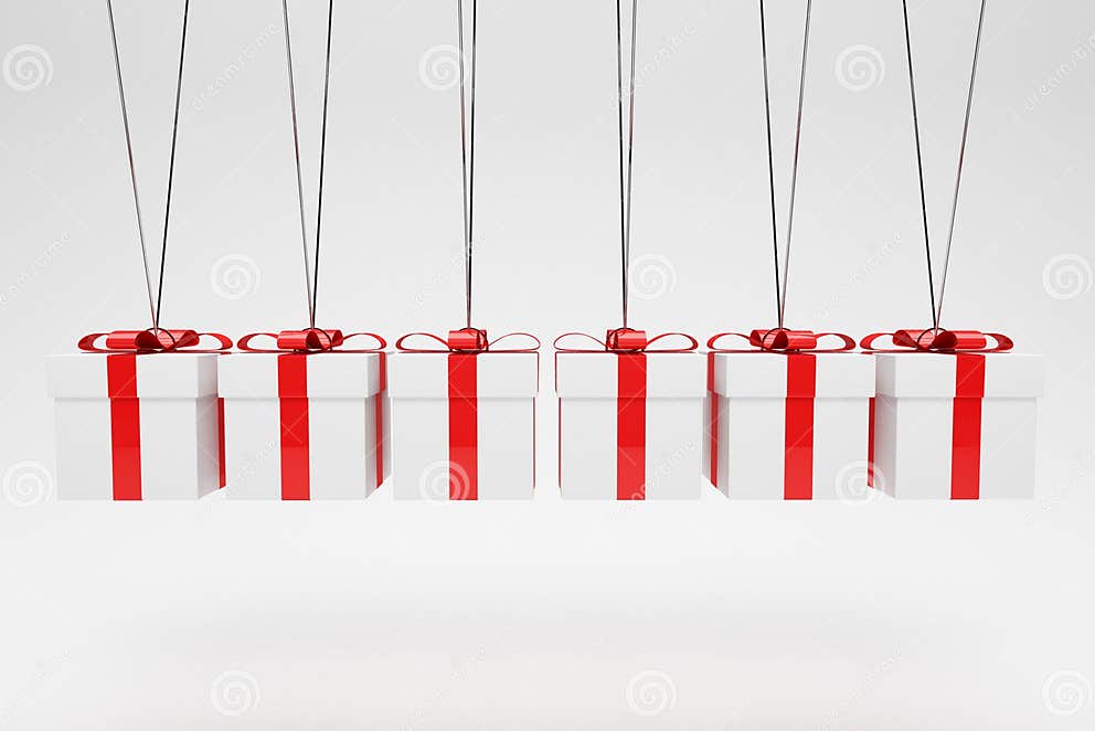 Hanging gidt box stock illustration. Illustration of reflective - 22203442