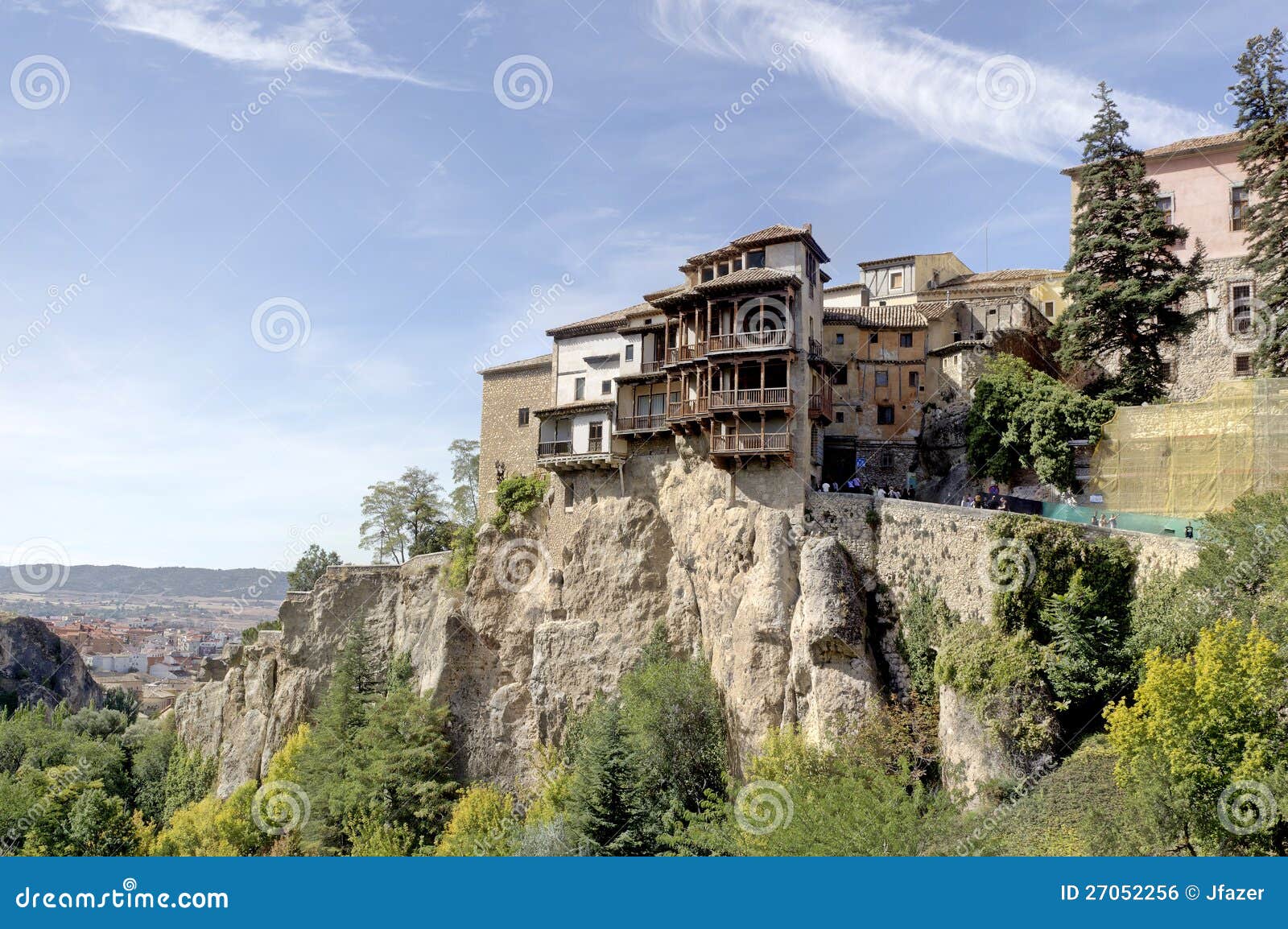 The Hanging Houses, Cuenca, Spain Stock Photo - Image of spain, tourism ...
