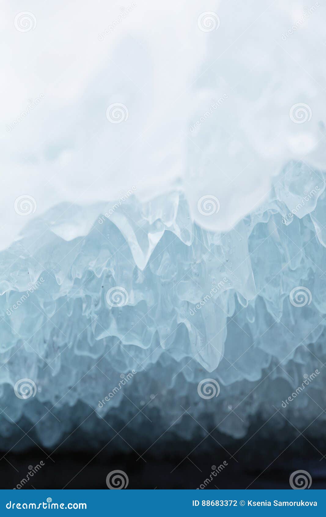 Hanging Icicles. Winter Background. Nature Texture Stock Photo - Image ...