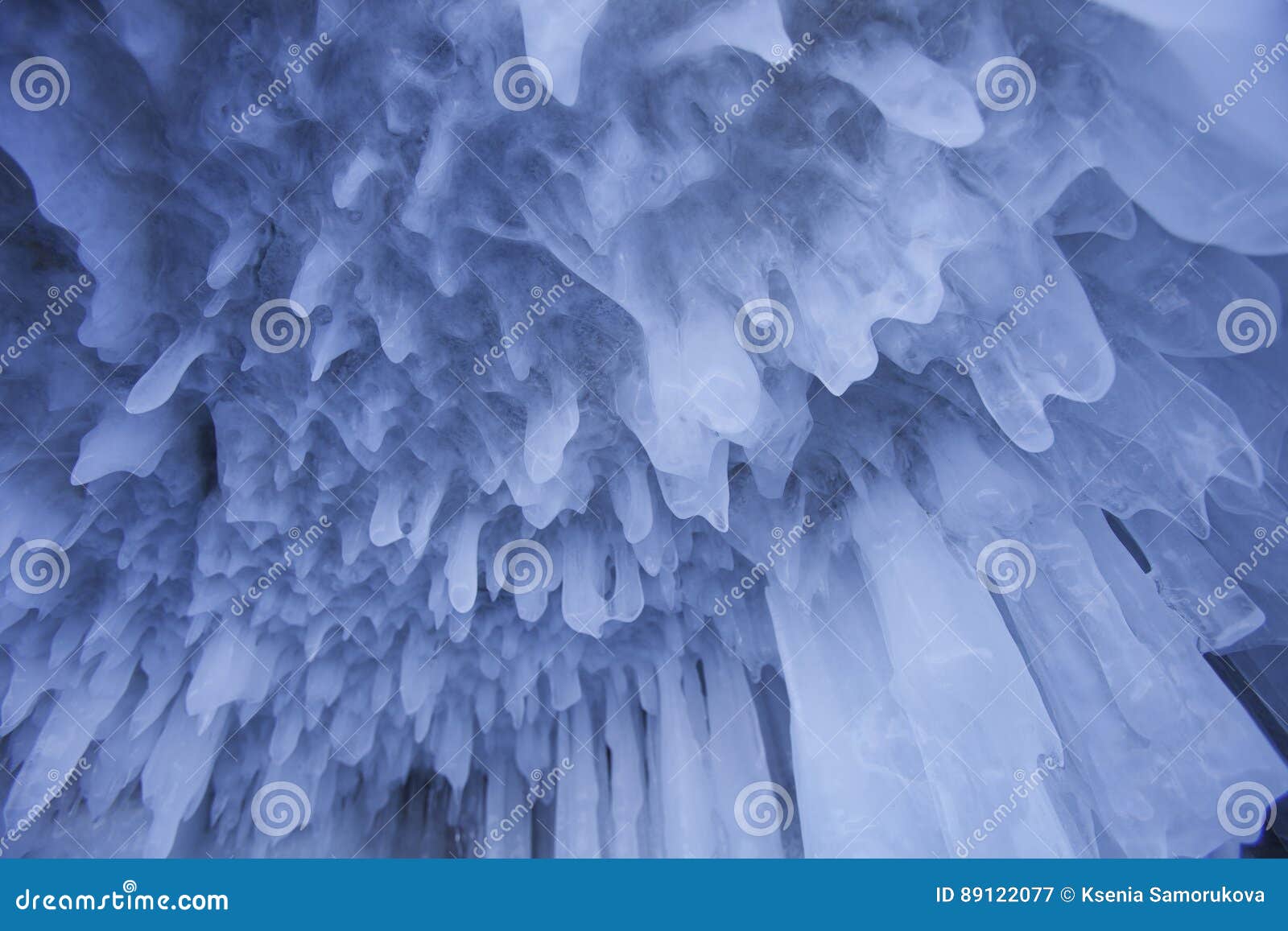 Hanging Icicles. Winter Background. Nature Texture Stock Image - Image ...