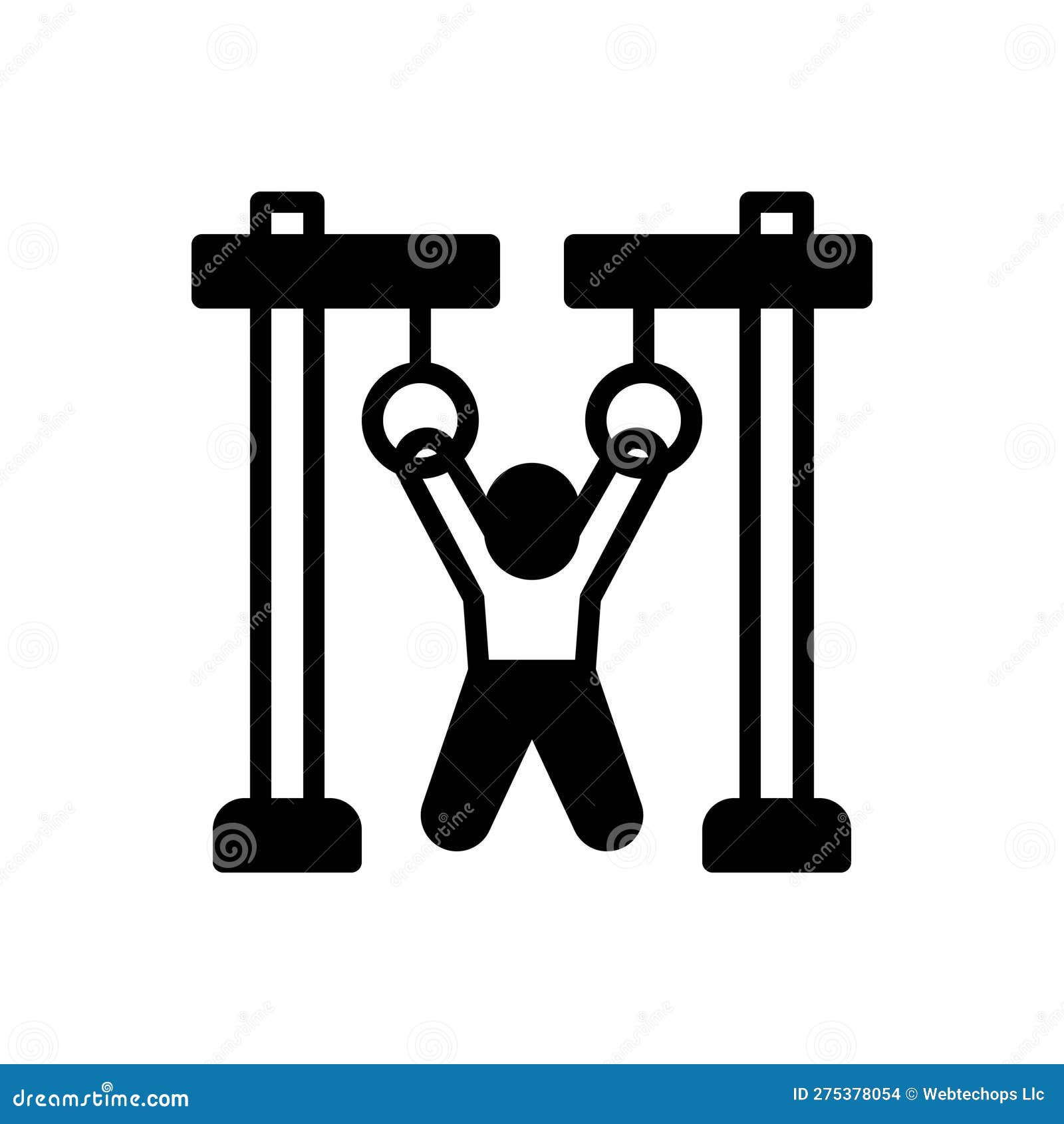 Black Solid Icon for Hanging, Punishment and Punish Stock Vector ...