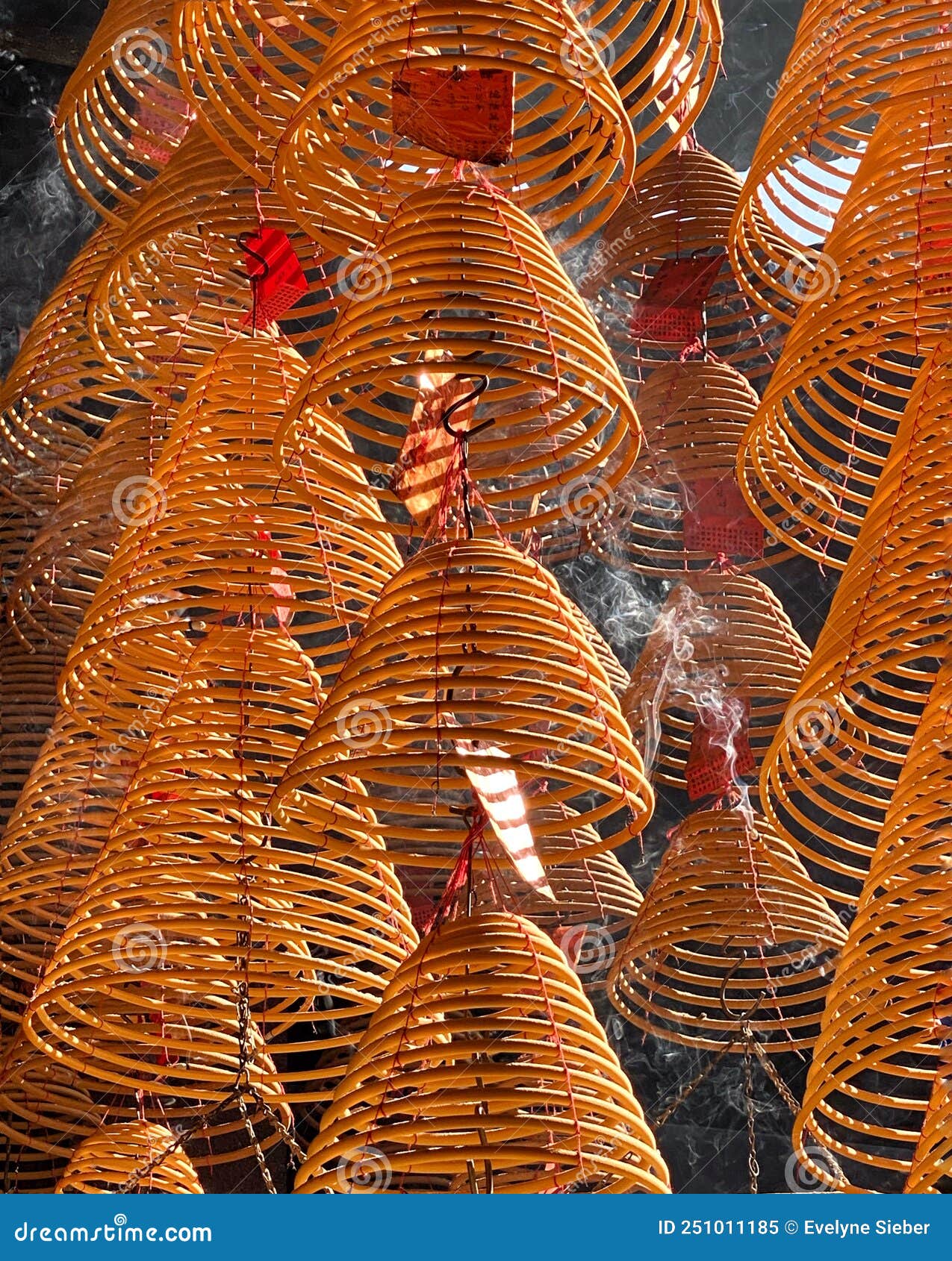 Incense coils stock image. Image of temple, religion - 251011185