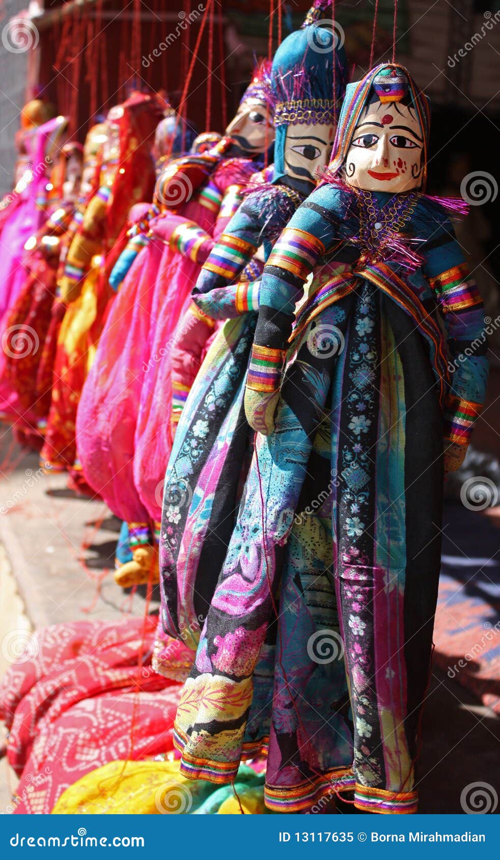 Hanging Indian Puppets stock image. Image of india, king - 13117635