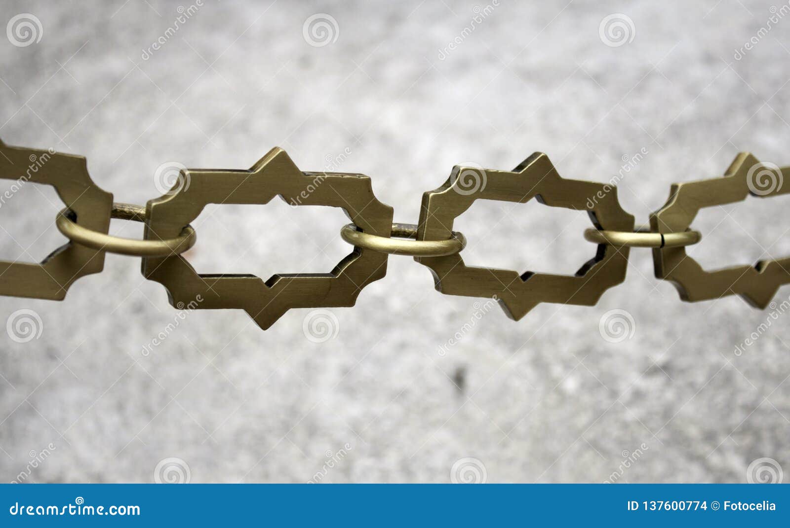 Hanging iron chains stock photo. Image of metallic, background - 137600774