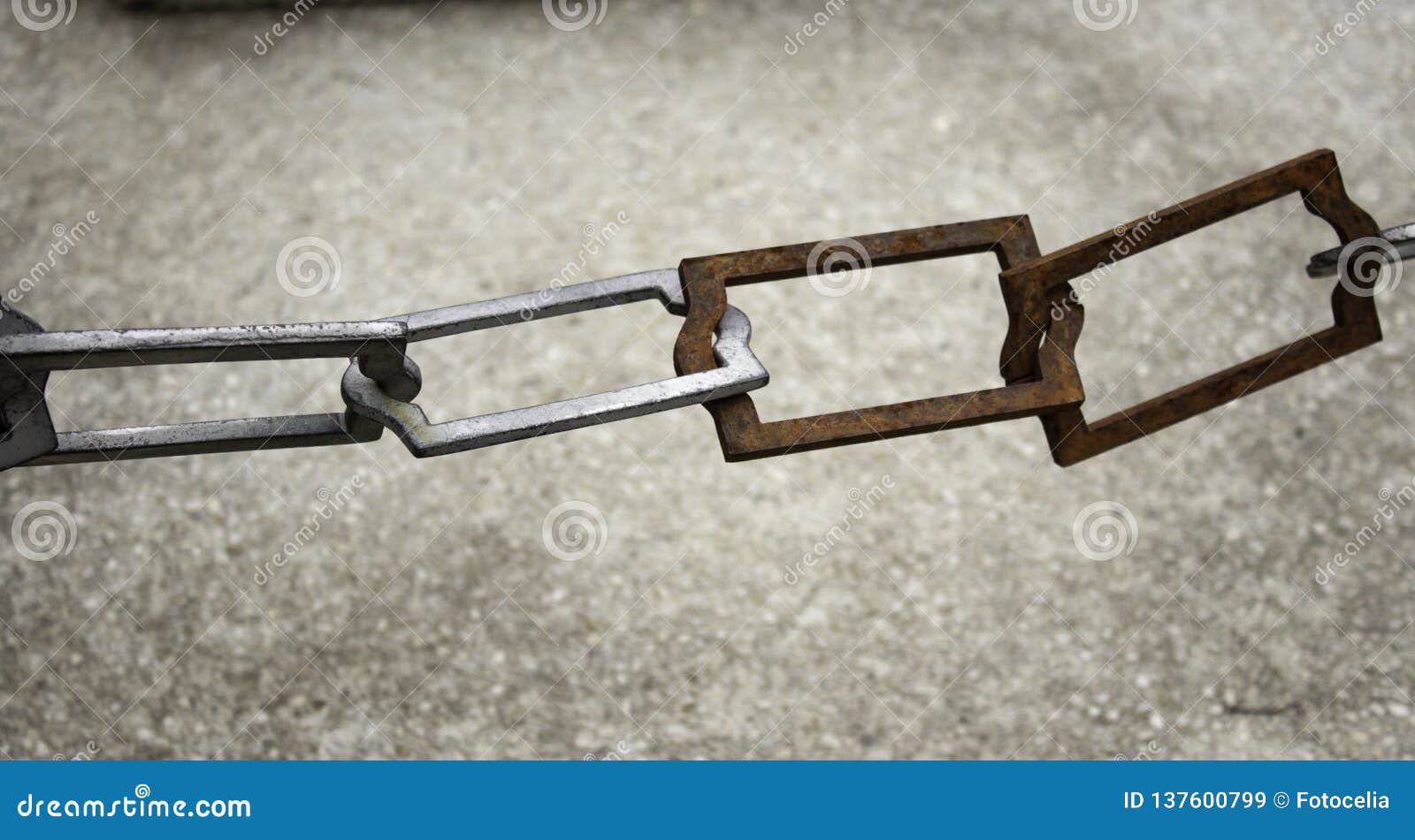 Hanging iron chains stock image. Image of chain, lock - 137600799