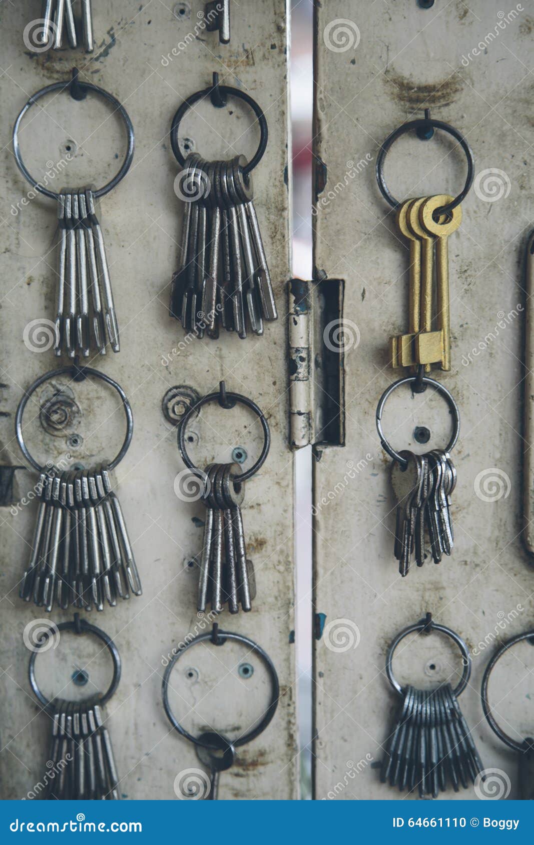 Hanging keys stock photo. Image of secure, storage, iron - 64661110