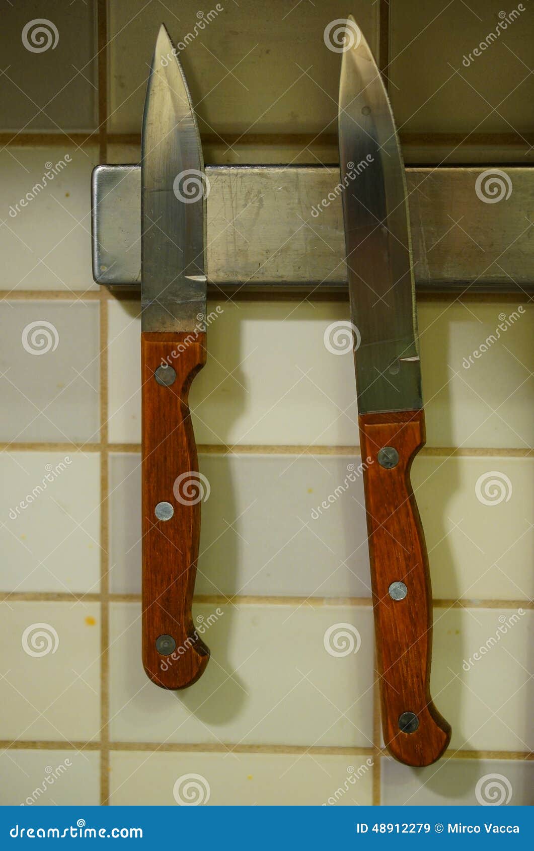 Hanging knives stock image. Image of knives, equipment - 48912279